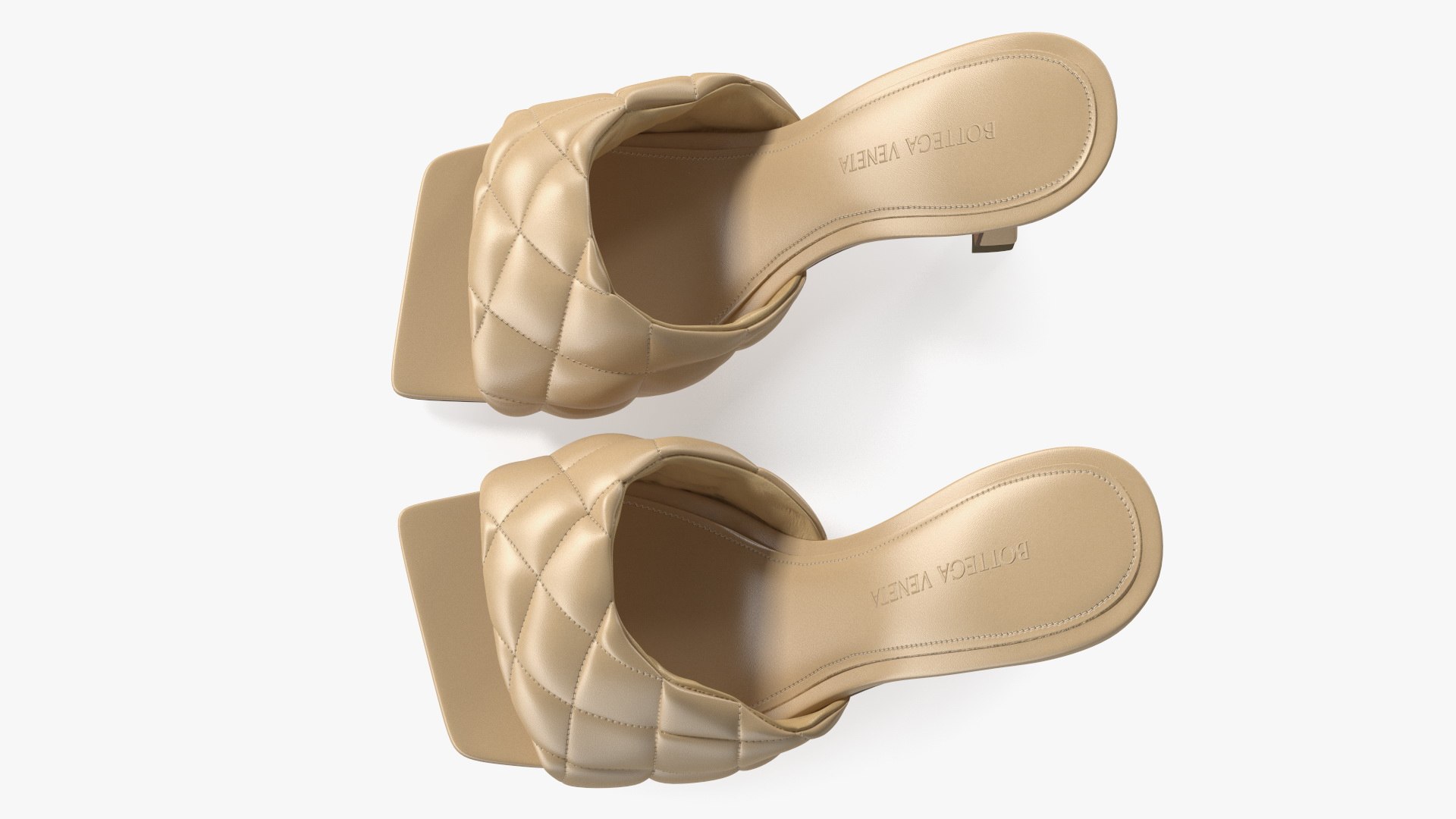 Leather Heeled Mules Bottega Veneta model - TurboSquid 1974401