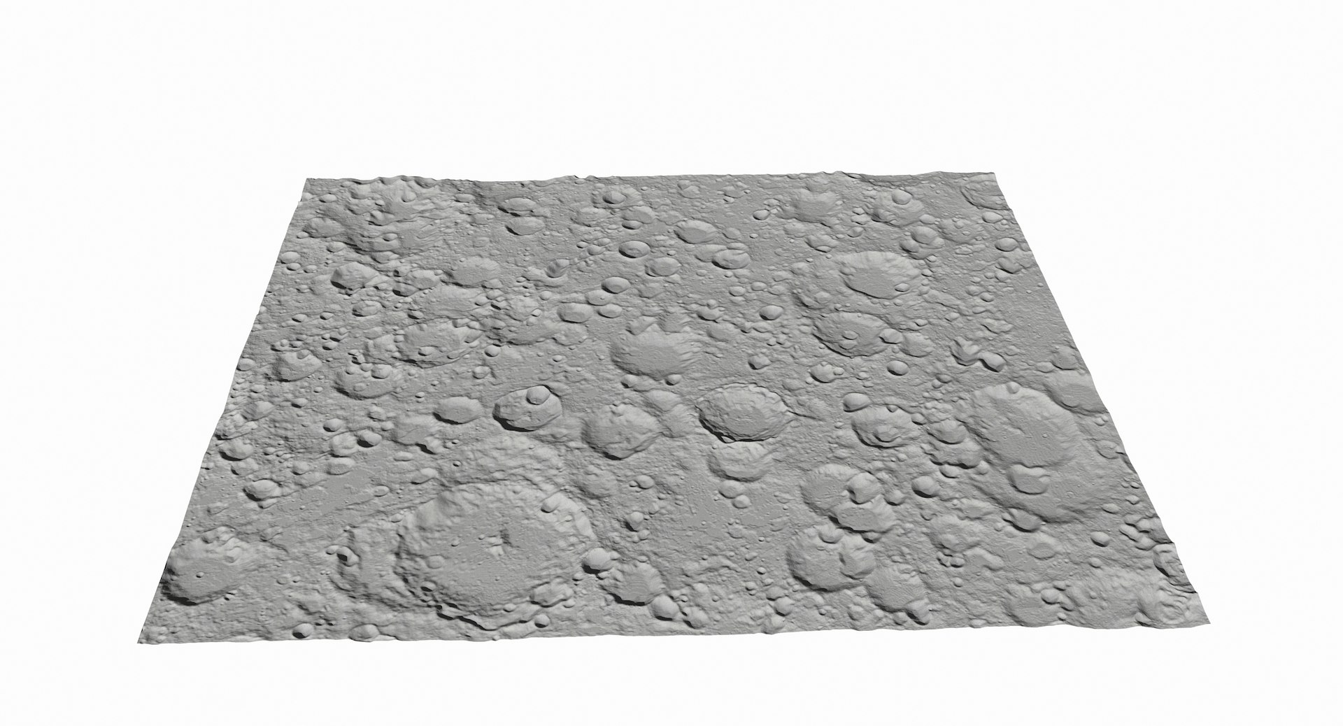 3D Moon Surface V2 Model - TurboSquid 1376306