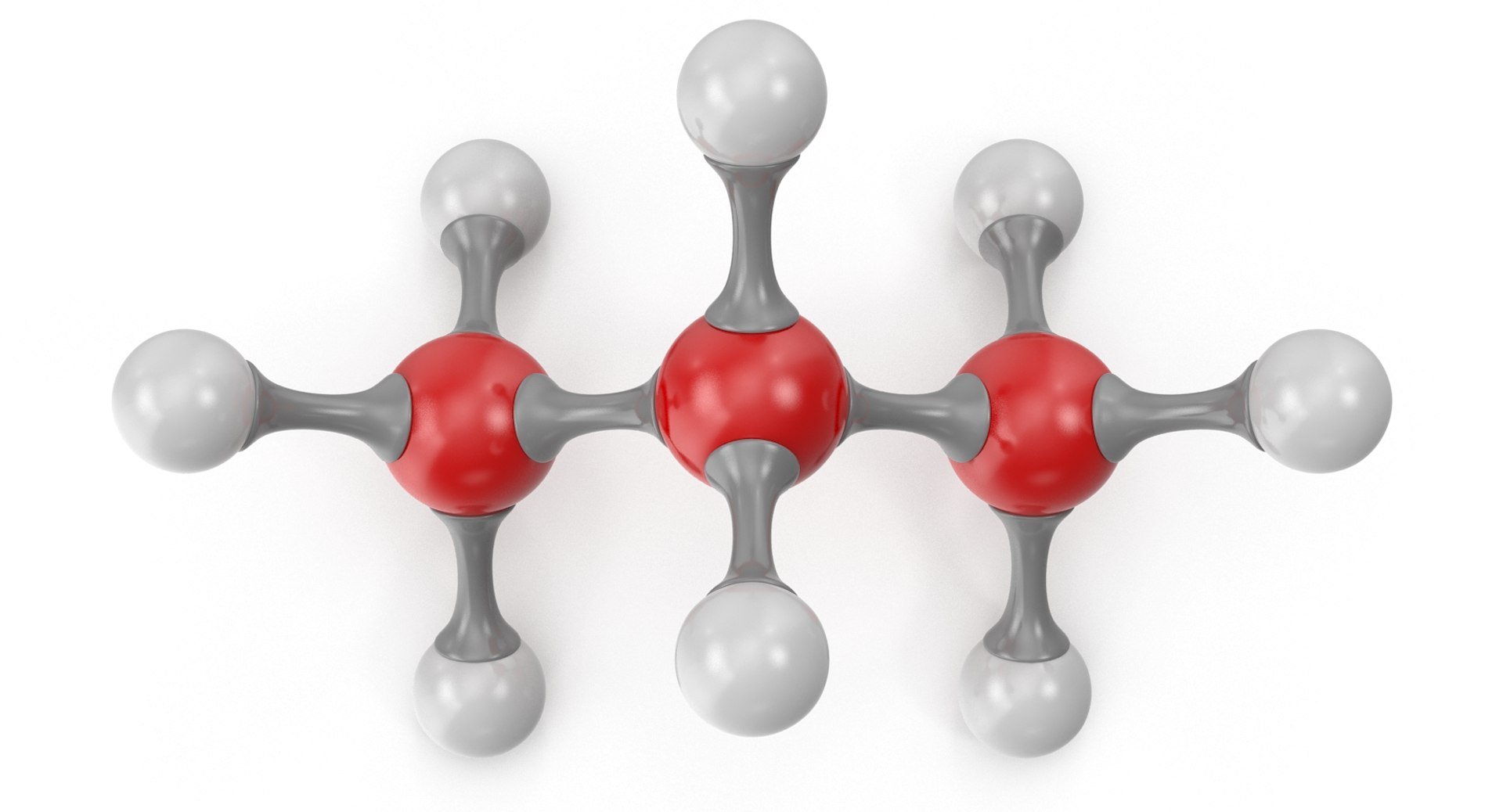 3D Model Propane Molecular - TurboSquid 1274321