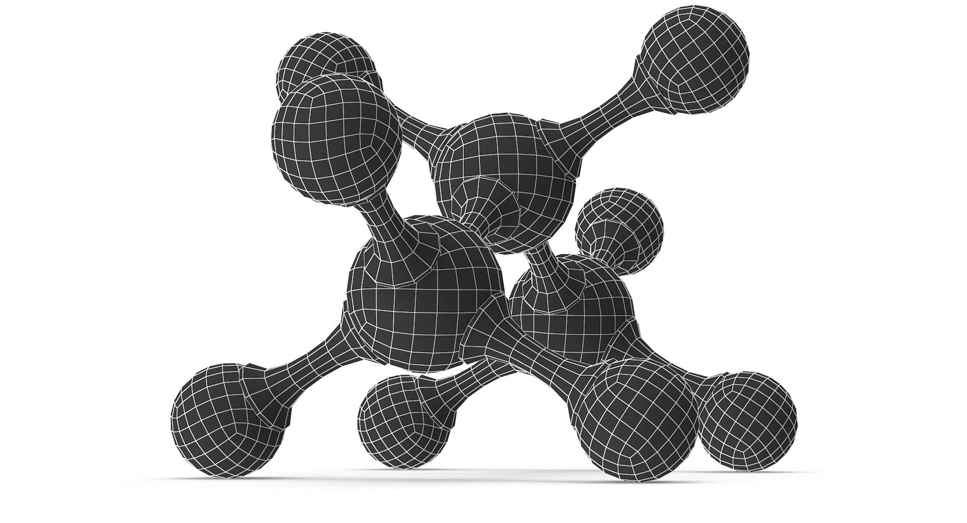 3D Model Propane Molecular - TurboSquid 1274321