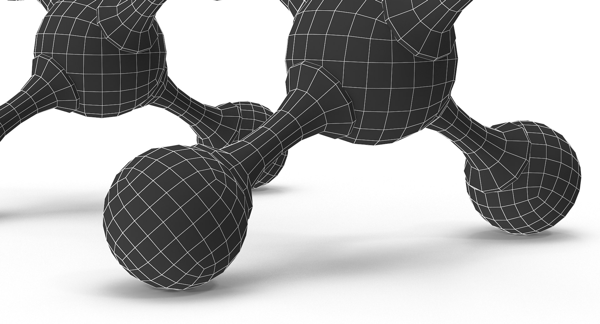 3D Model Propane Molecular - TurboSquid 1274321