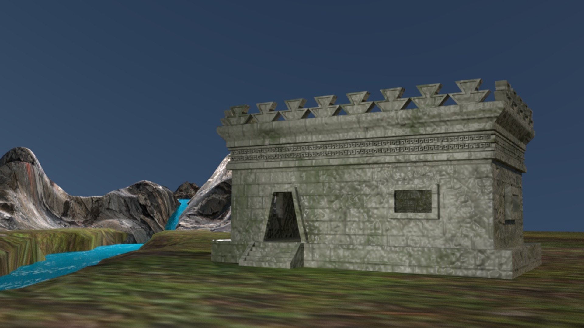 3D Aztice Maya House Model - TurboSquid 2188829