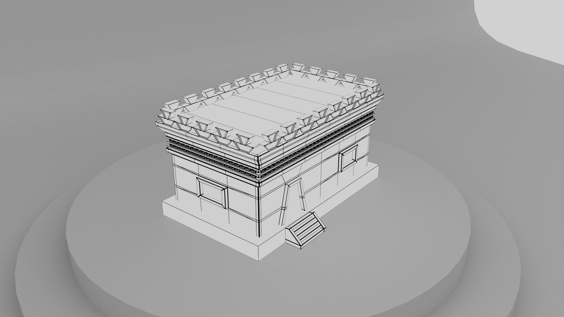 3D Aztice Maya House Model - TurboSquid 2188829