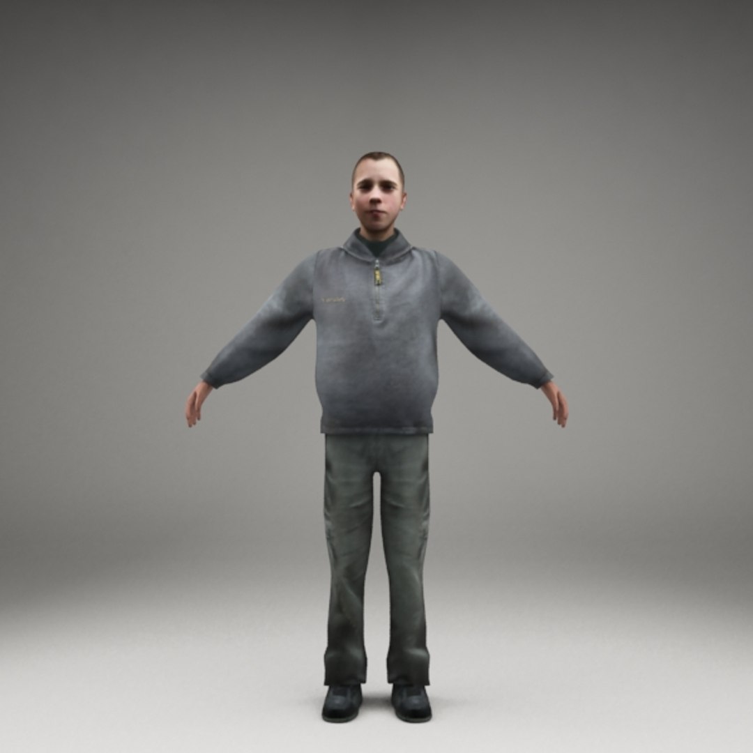 3d model axyz character