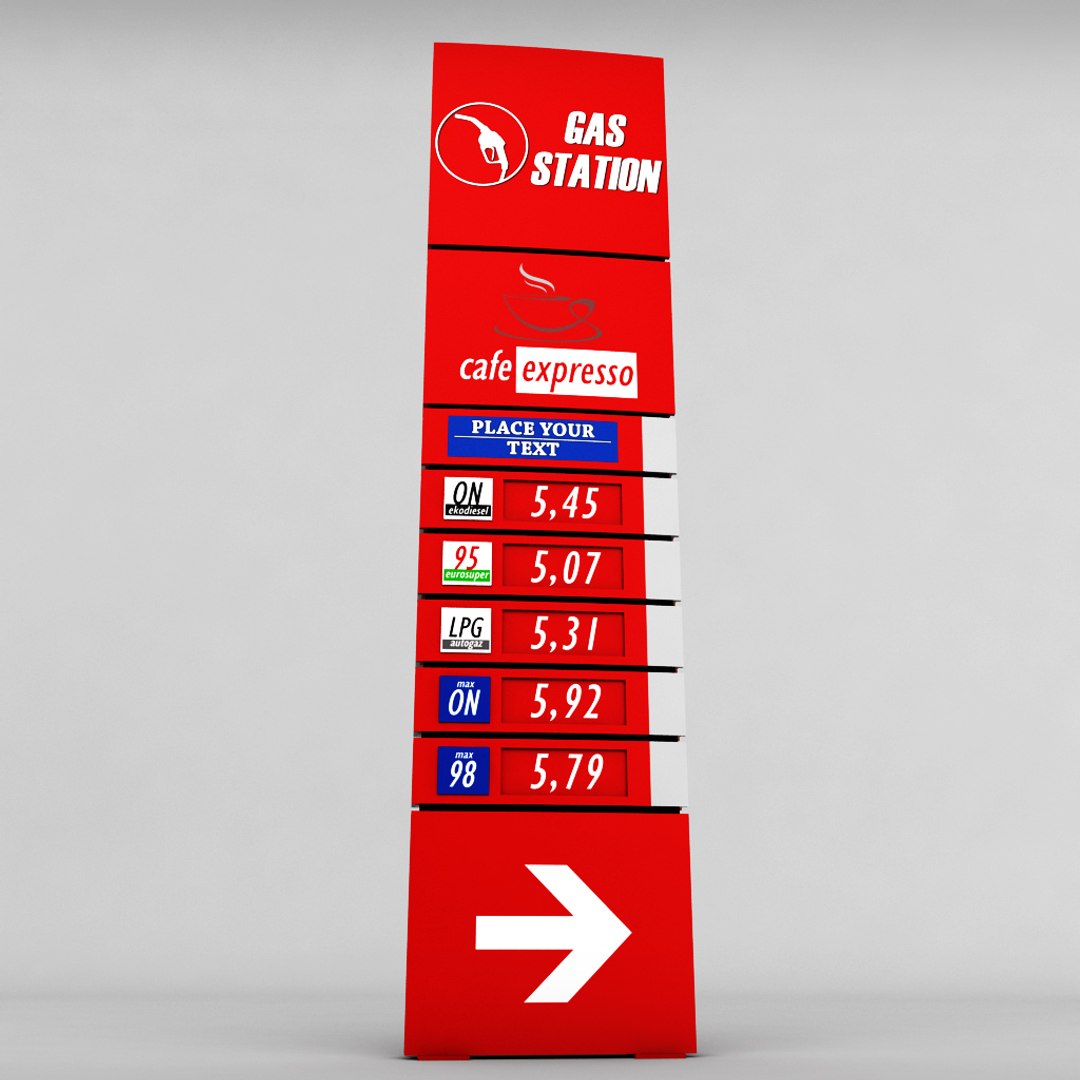 3d Pack Gas Station Price Model