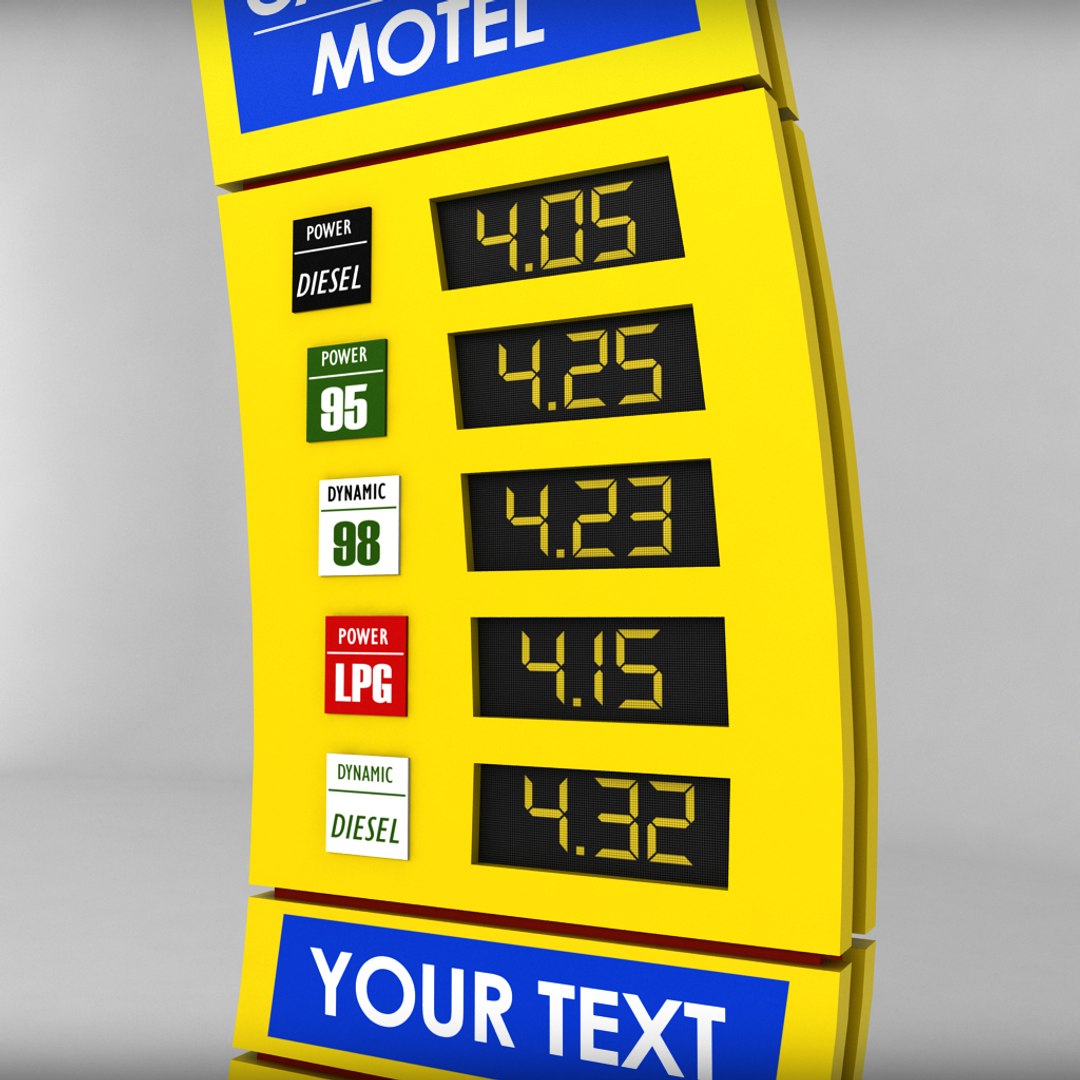 3d pack gas station price model