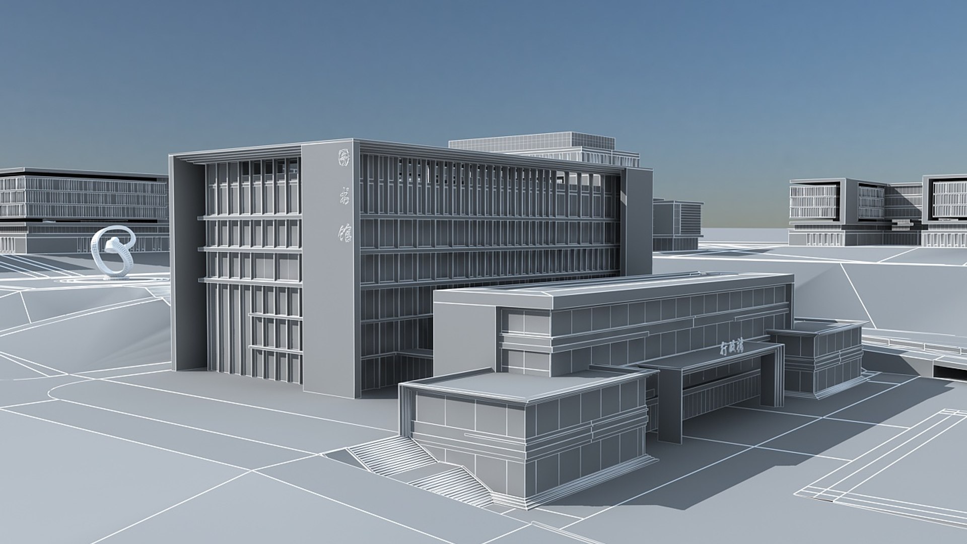 School 1 Model - TurboSquid 2128960