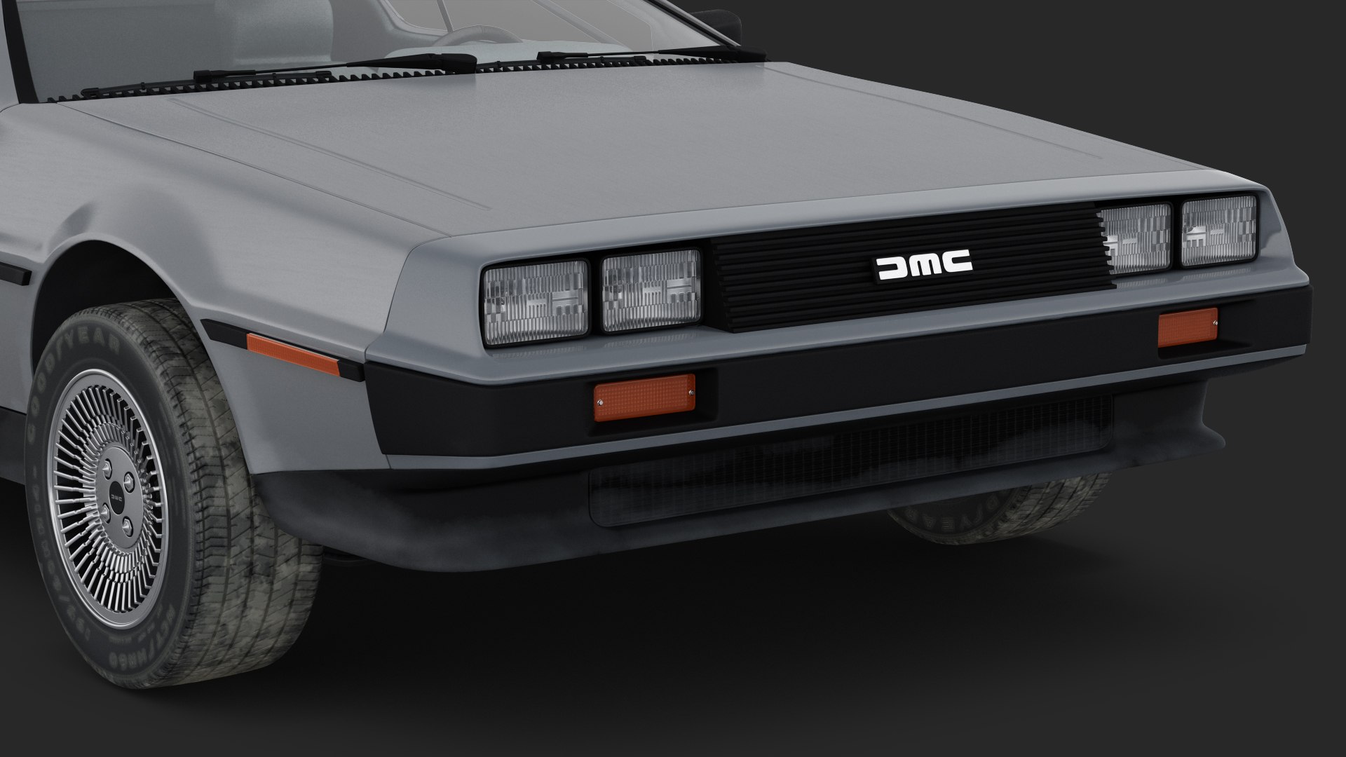 3D delorean dmc-12 rigged dmc model - TurboSquid 1528496