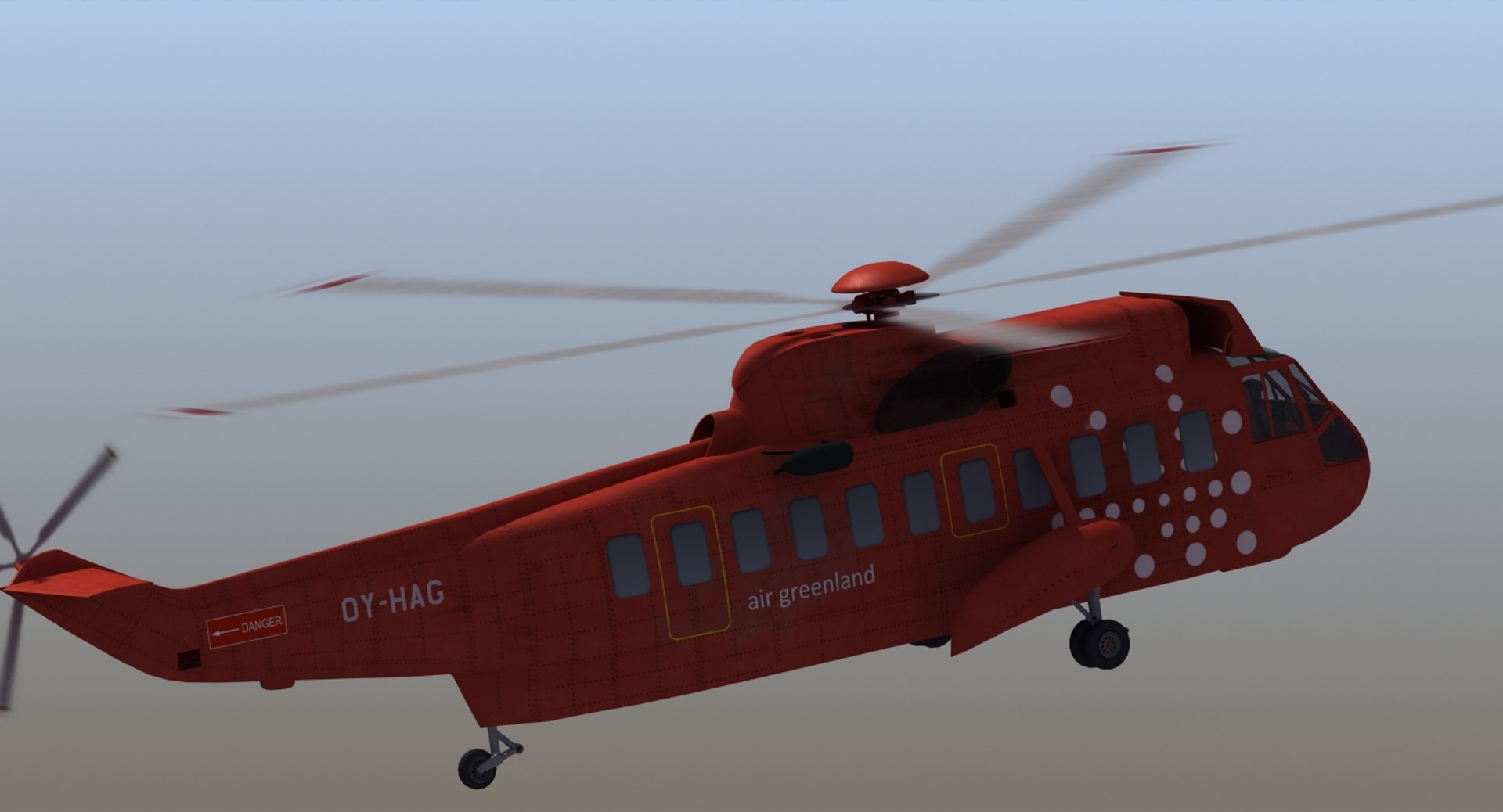 3D model sikorsky s61 civilian helicopter - TurboSquid 1411484