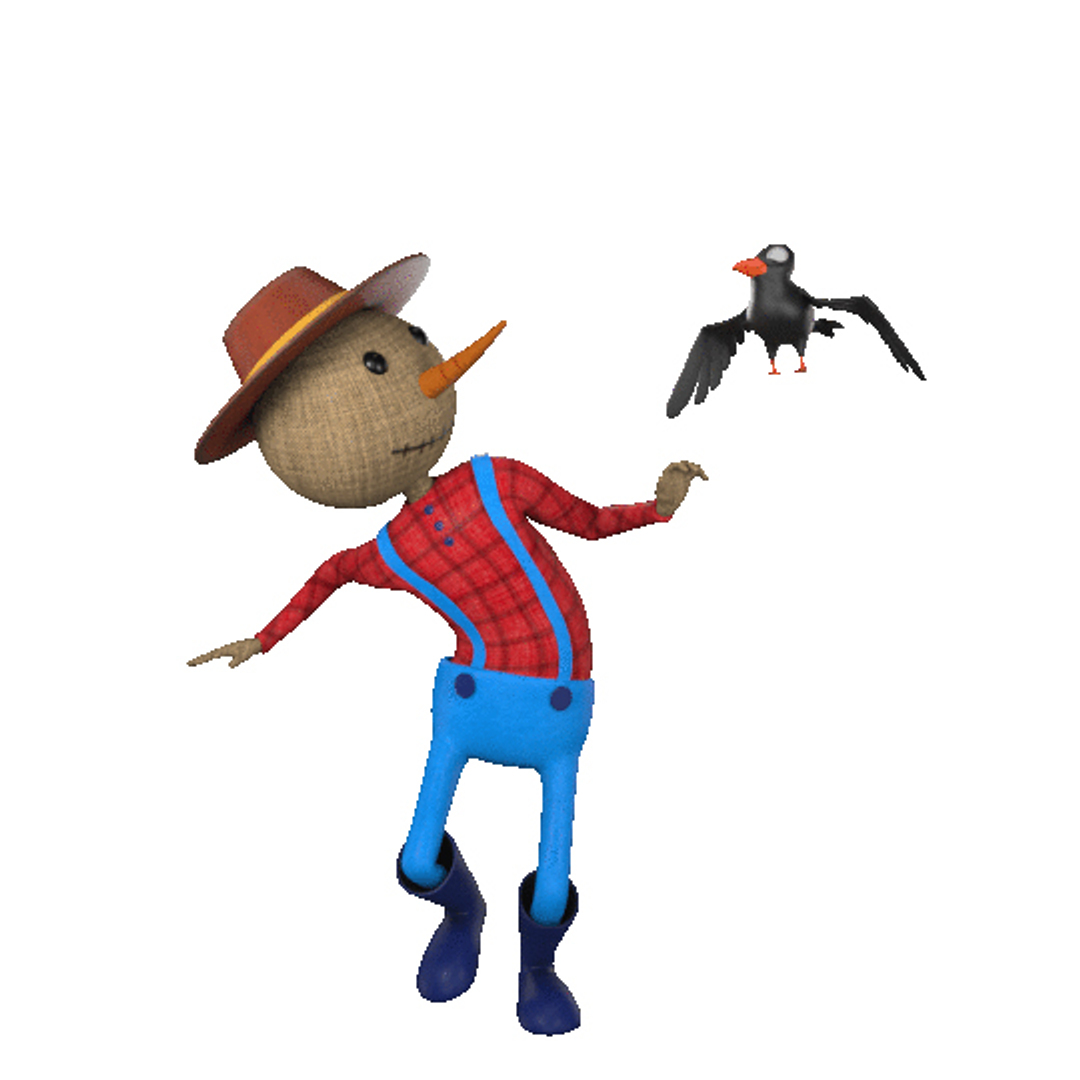 3D Scarecrow Ar Animations - TurboSquid 1601862