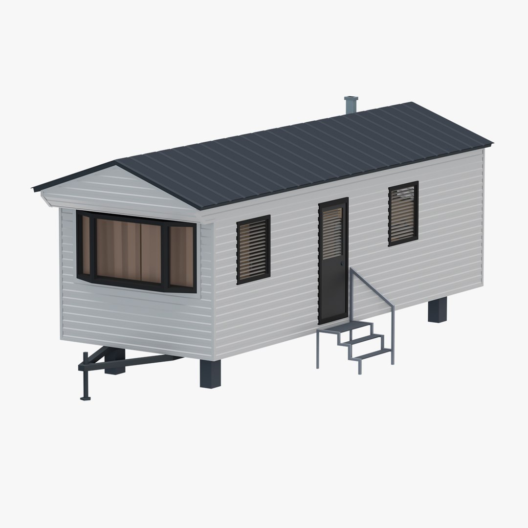 Mobile home trailer house 3D model - TurboSquid 2042908