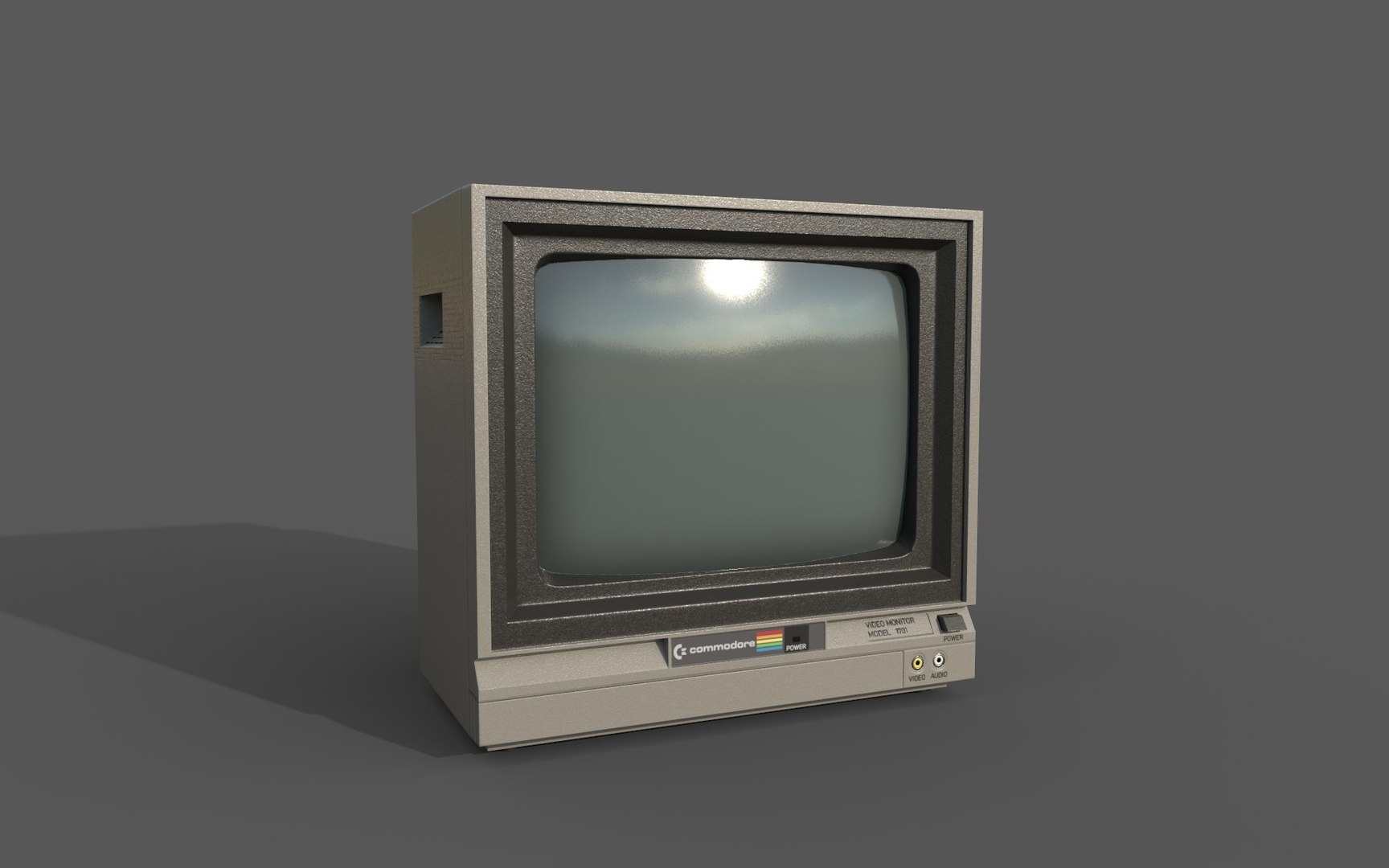 Commodore 1701 Computer Monitor 3D Model - TurboSquid 2311469