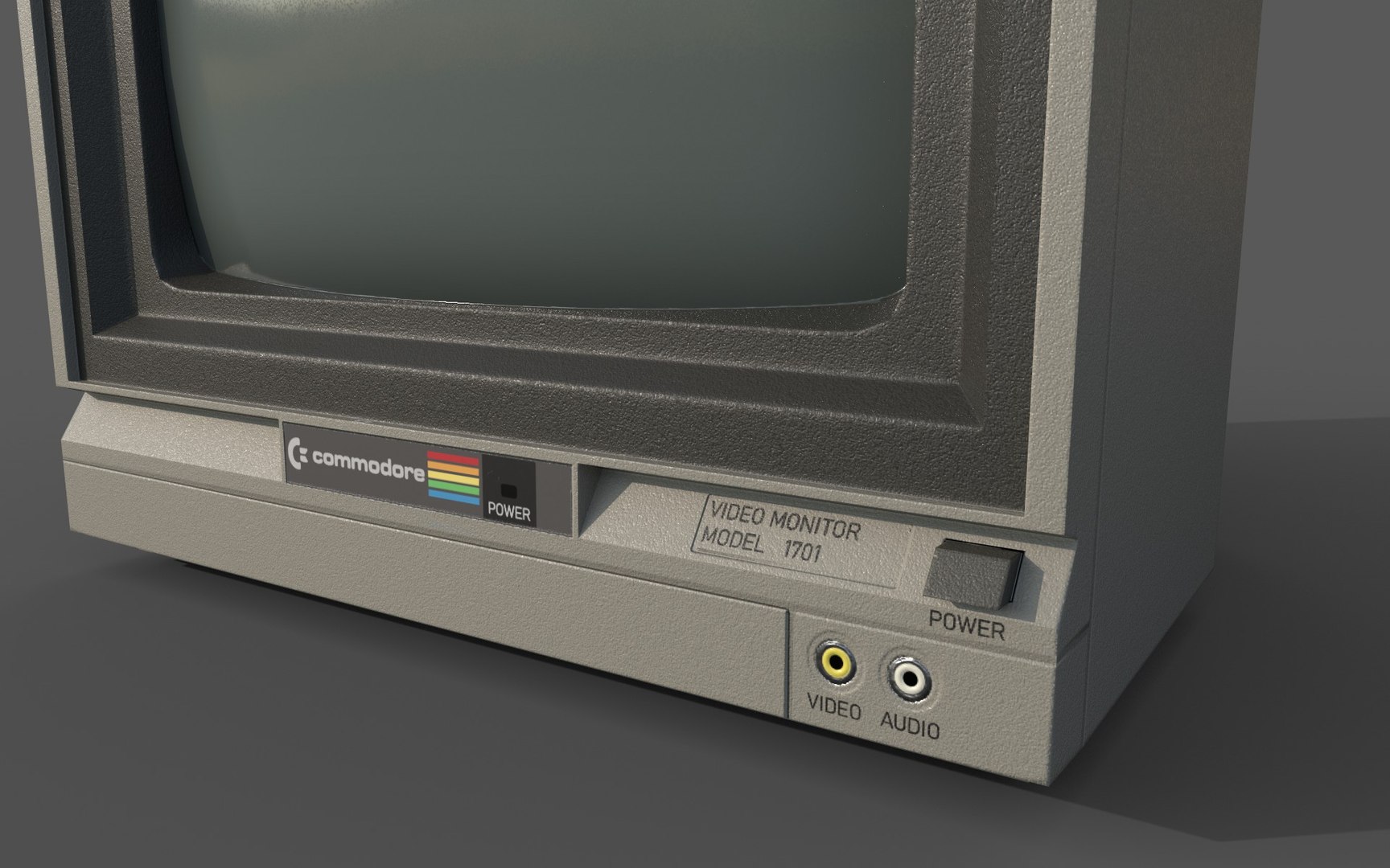 Commodore 1701 Computer Monitor 3D Model - TurboSquid 2311469
