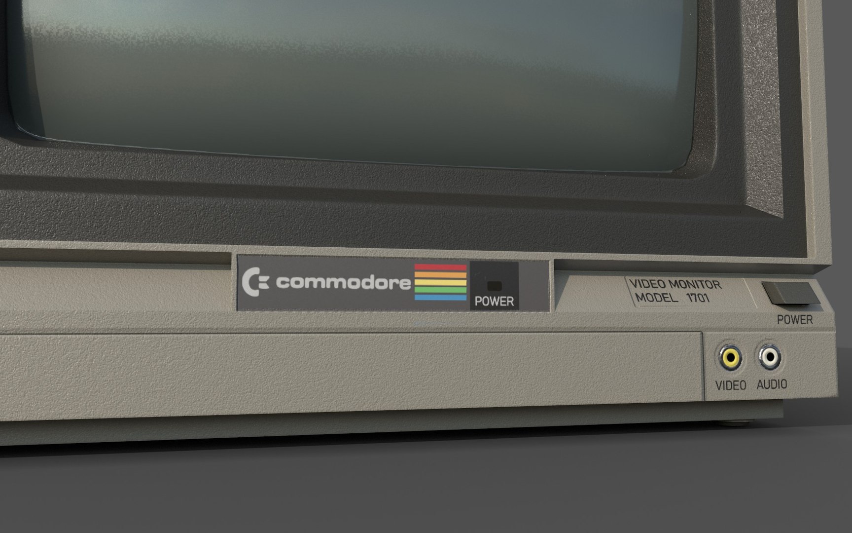 Commodore 1701 Computer Monitor 3D Model - TurboSquid 2311469