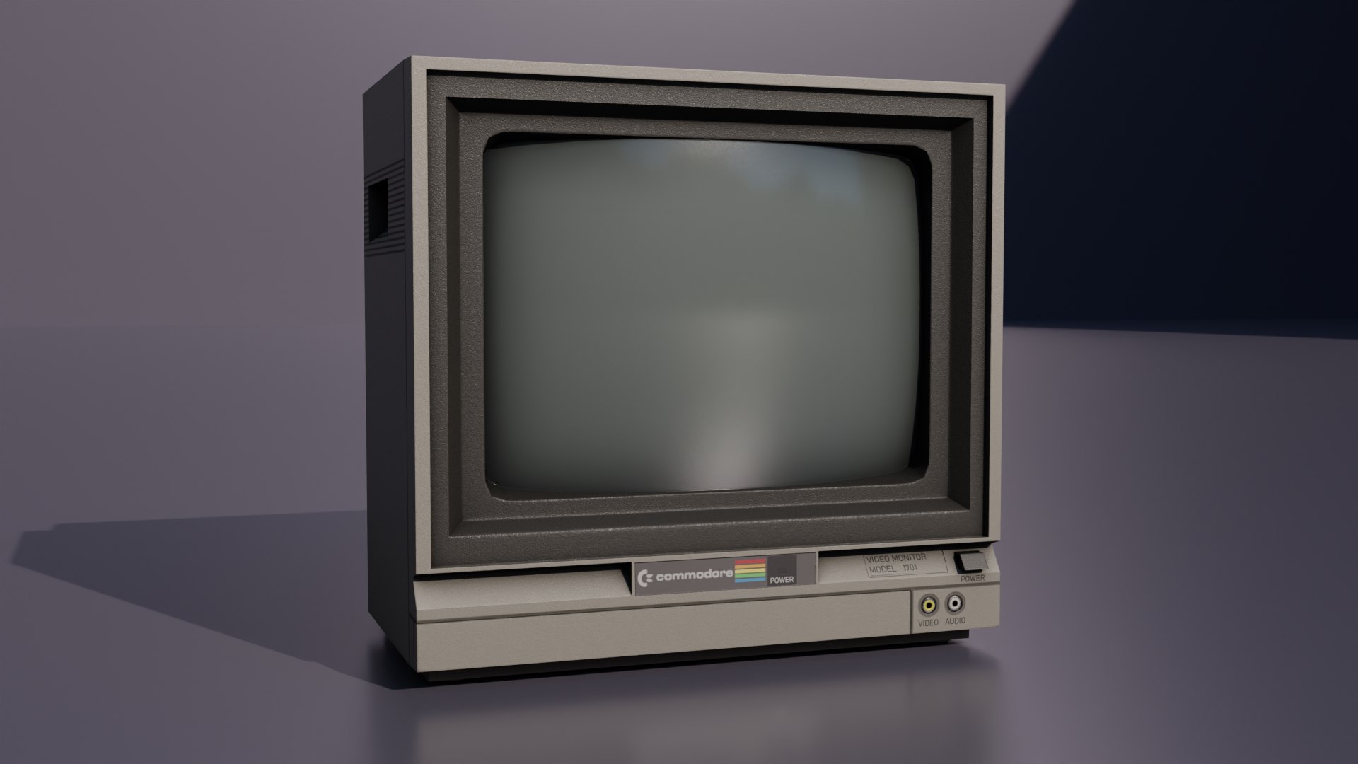 Commodore 1701 Computer Monitor 3D Model - TurboSquid 2311469
