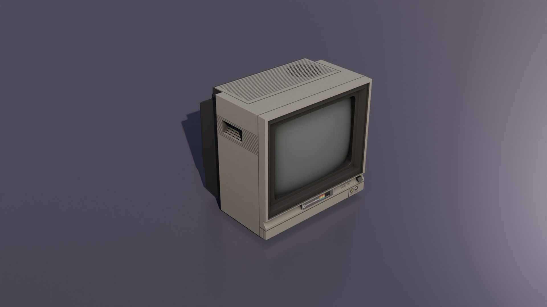 Commodore 1701 Computer Monitor 3D Model - TurboSquid 2311469