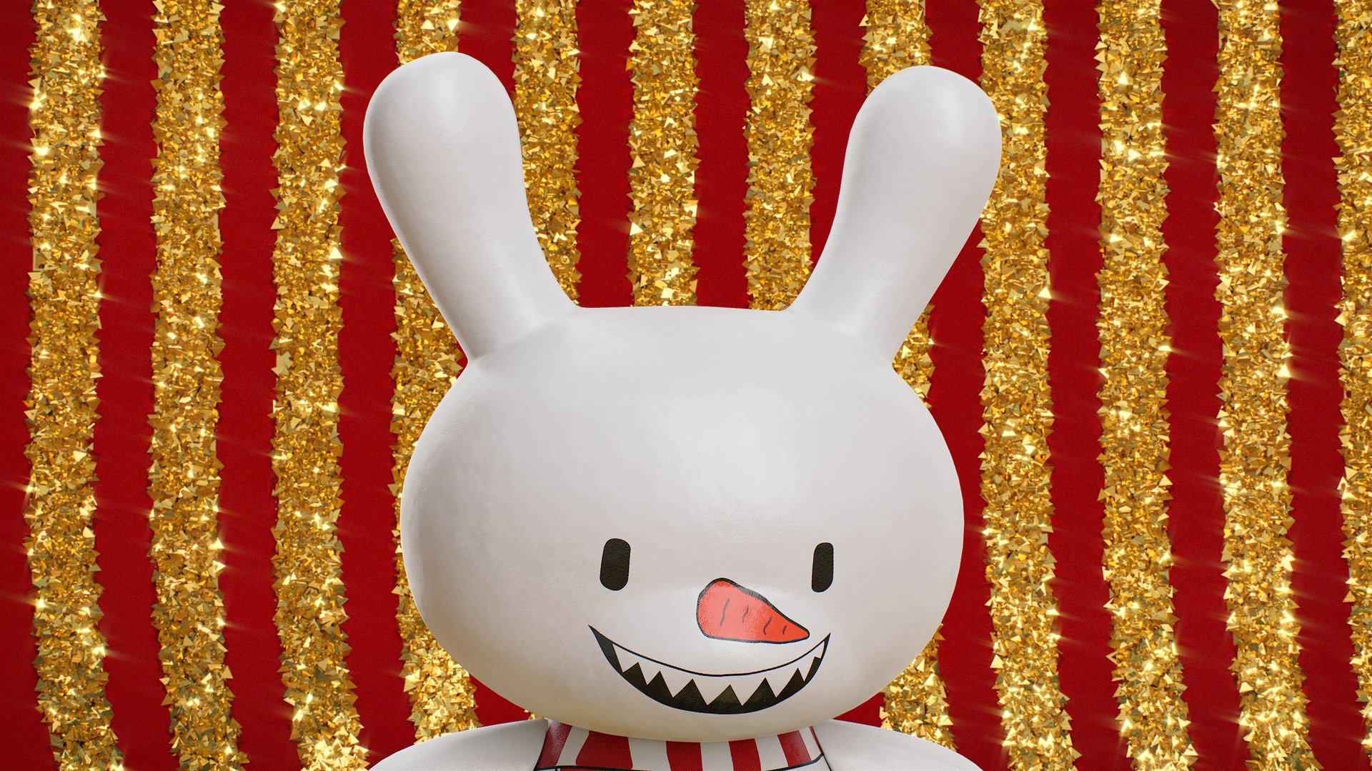 Kidrobot Snowman 12 Inch Christmas Set Dunny 3D Model - TurboSquid 1828372