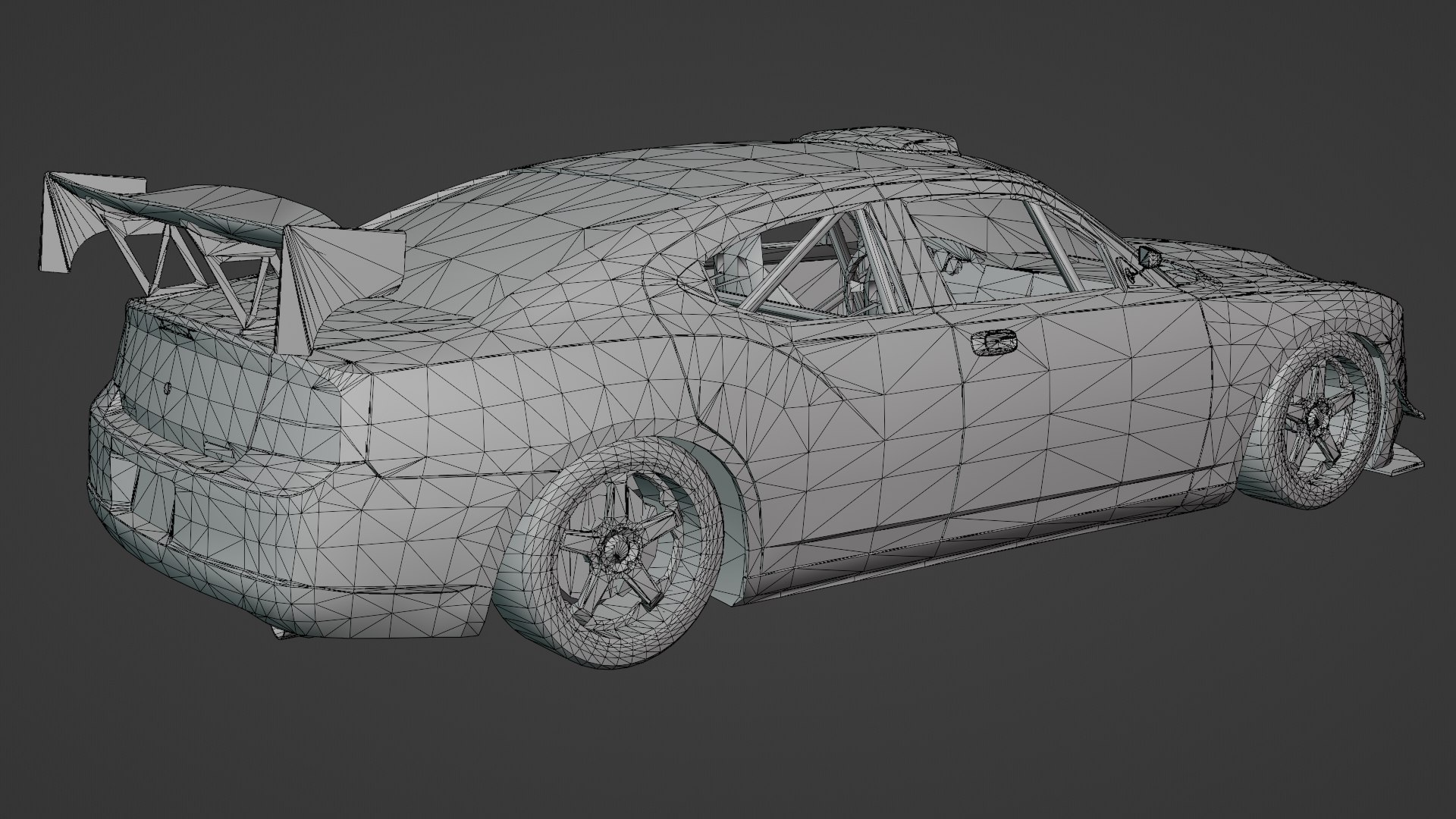 3D Model Dodge Challenger Mopar Race Car - TurboSquid 2281992
