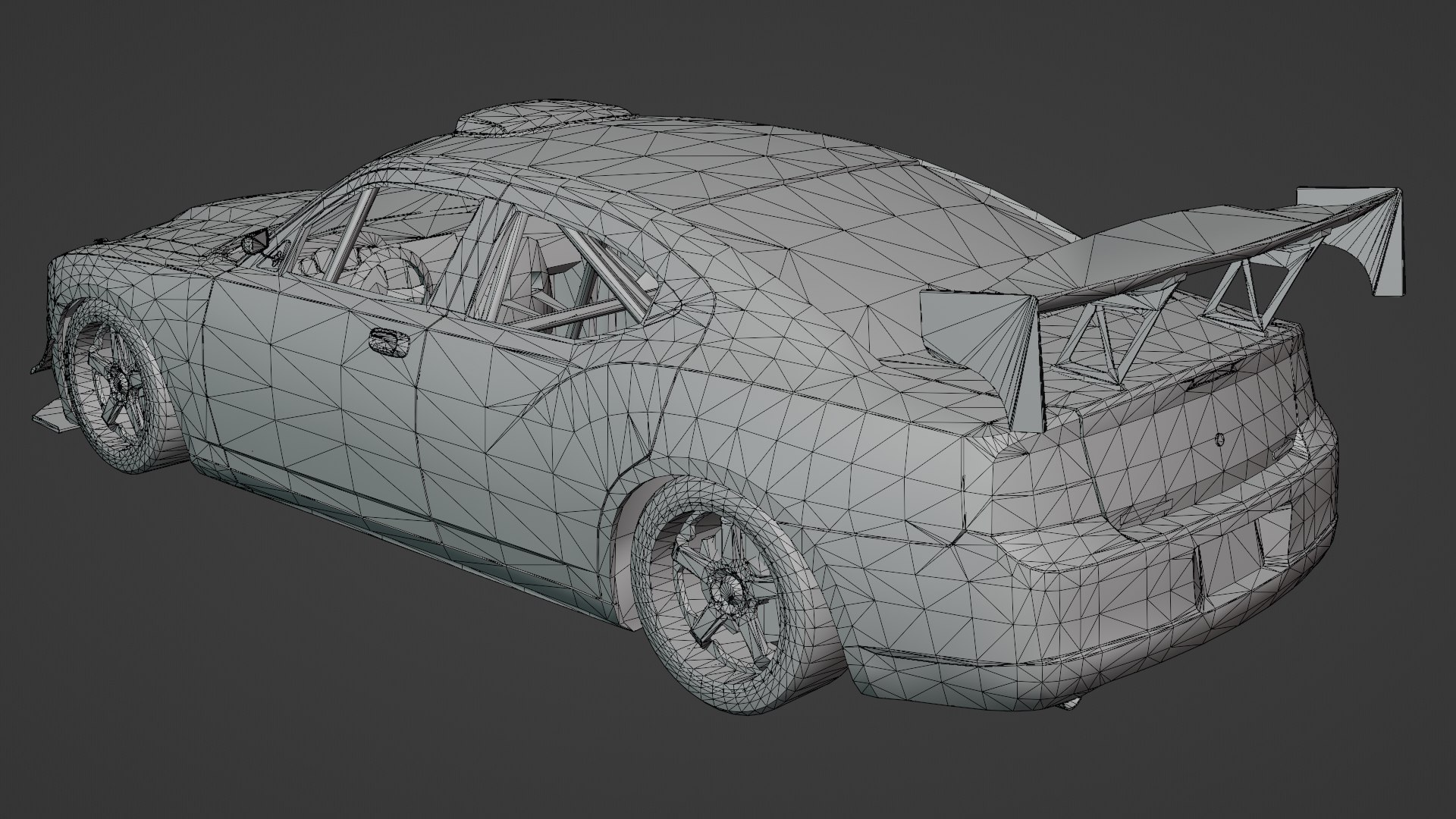 3D Model Dodge Challenger Mopar Race Car - TurboSquid 2281992