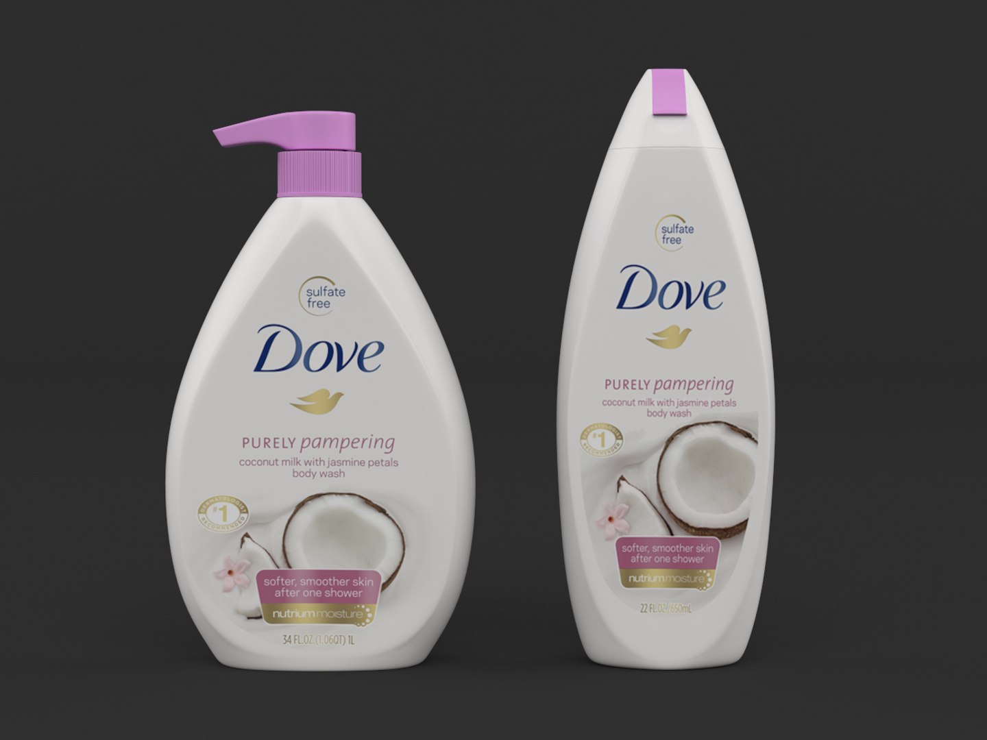3D Dove Body Wash Model - TurboSquid 1535632