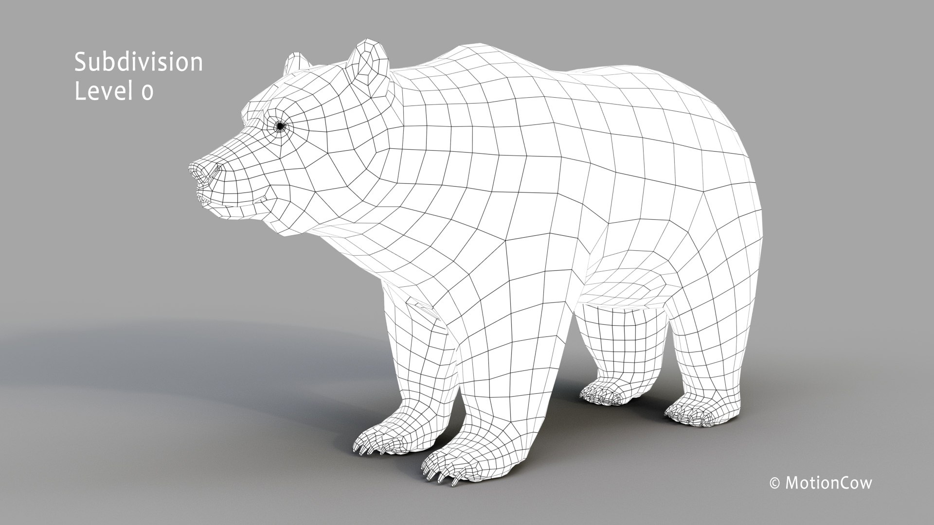 Realistic Brown 3d Model