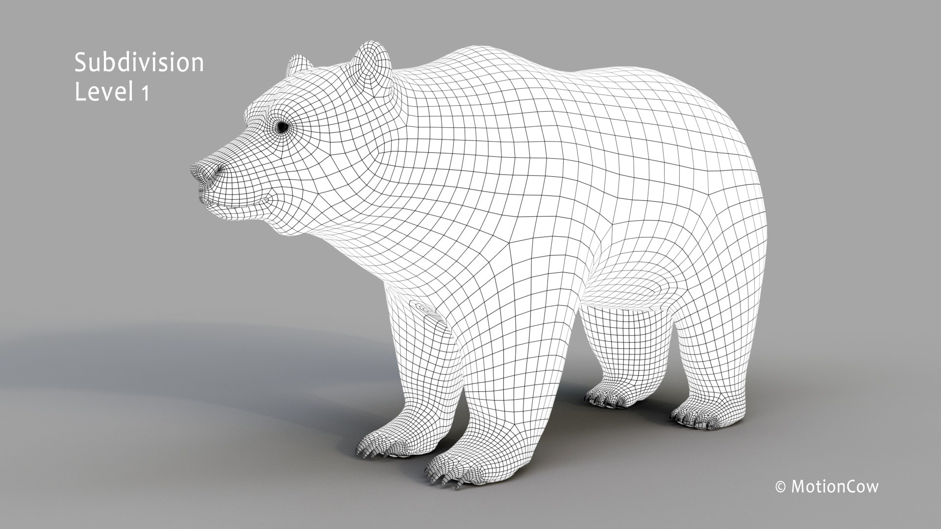 Realistic Brown 3d Model