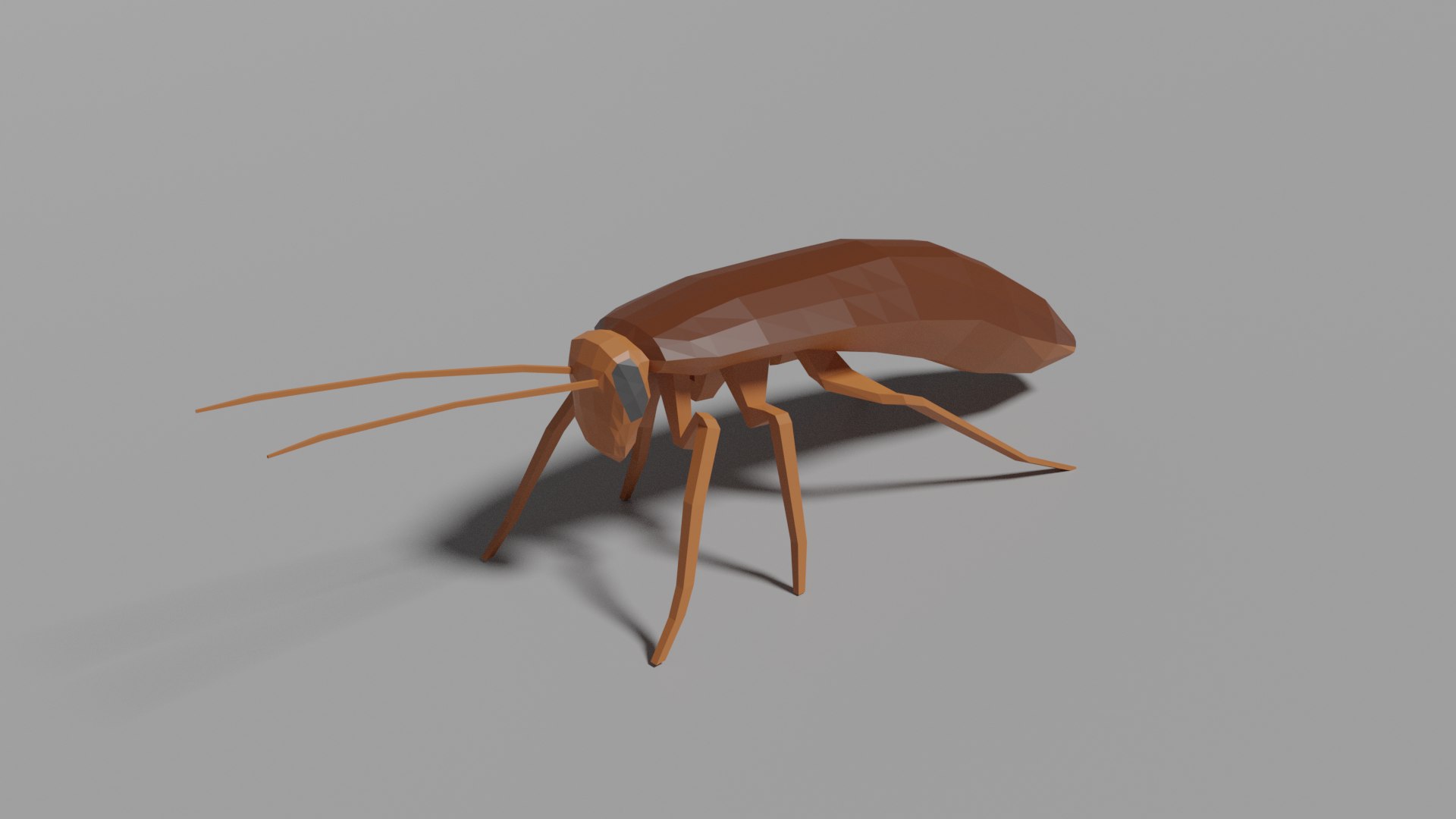 Low-poly Roach Model - TurboSquid 1777228