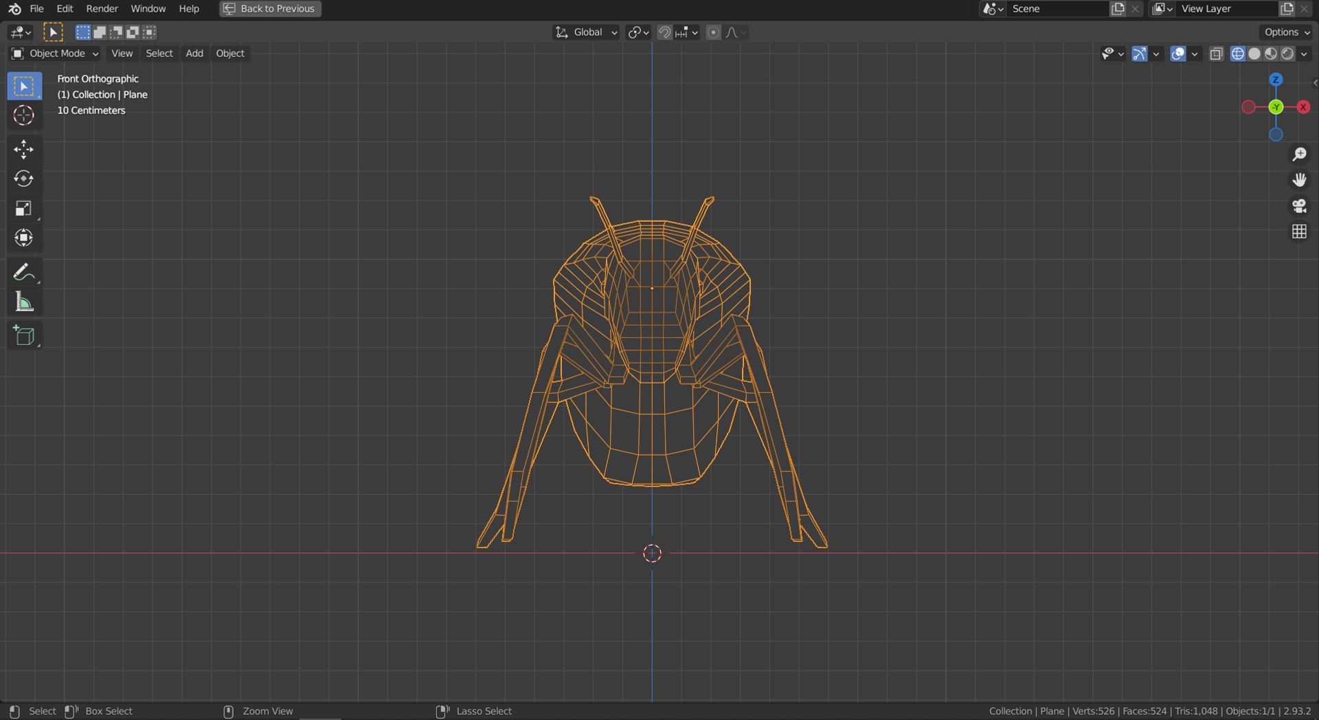 Low-poly Roach Model - TurboSquid 1777228