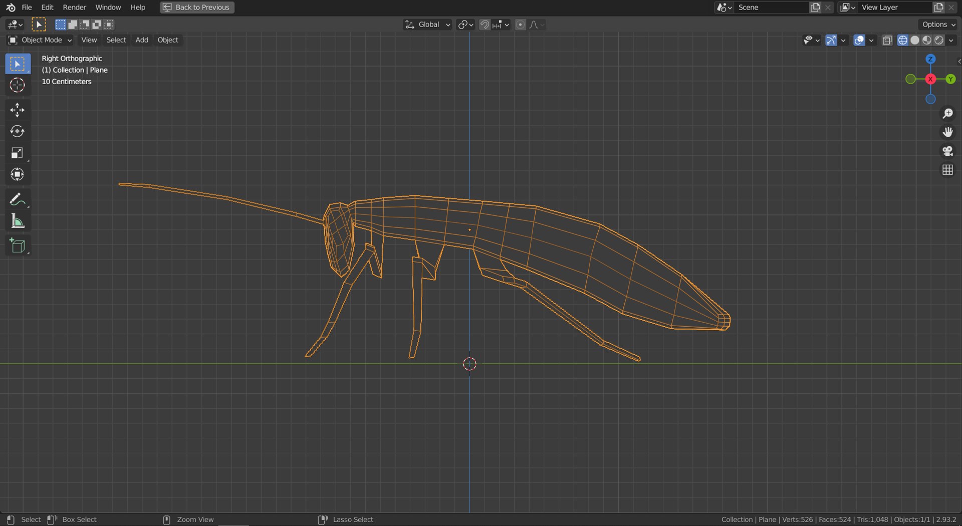Low-poly Roach Model - TurboSquid 1777228