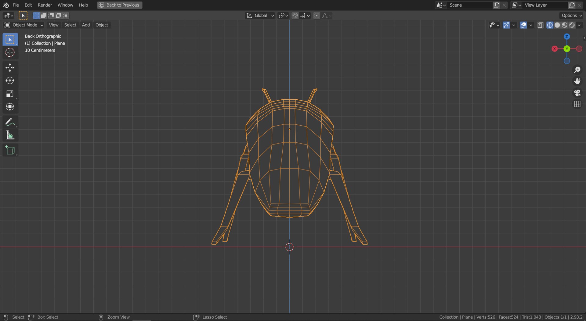 Low-poly Roach Model - TurboSquid 1777228