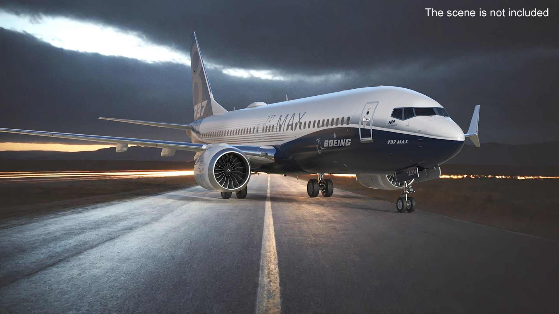 3D Boeing 737 MAX 8 Rigged For Maya - TurboSquid 2341210
