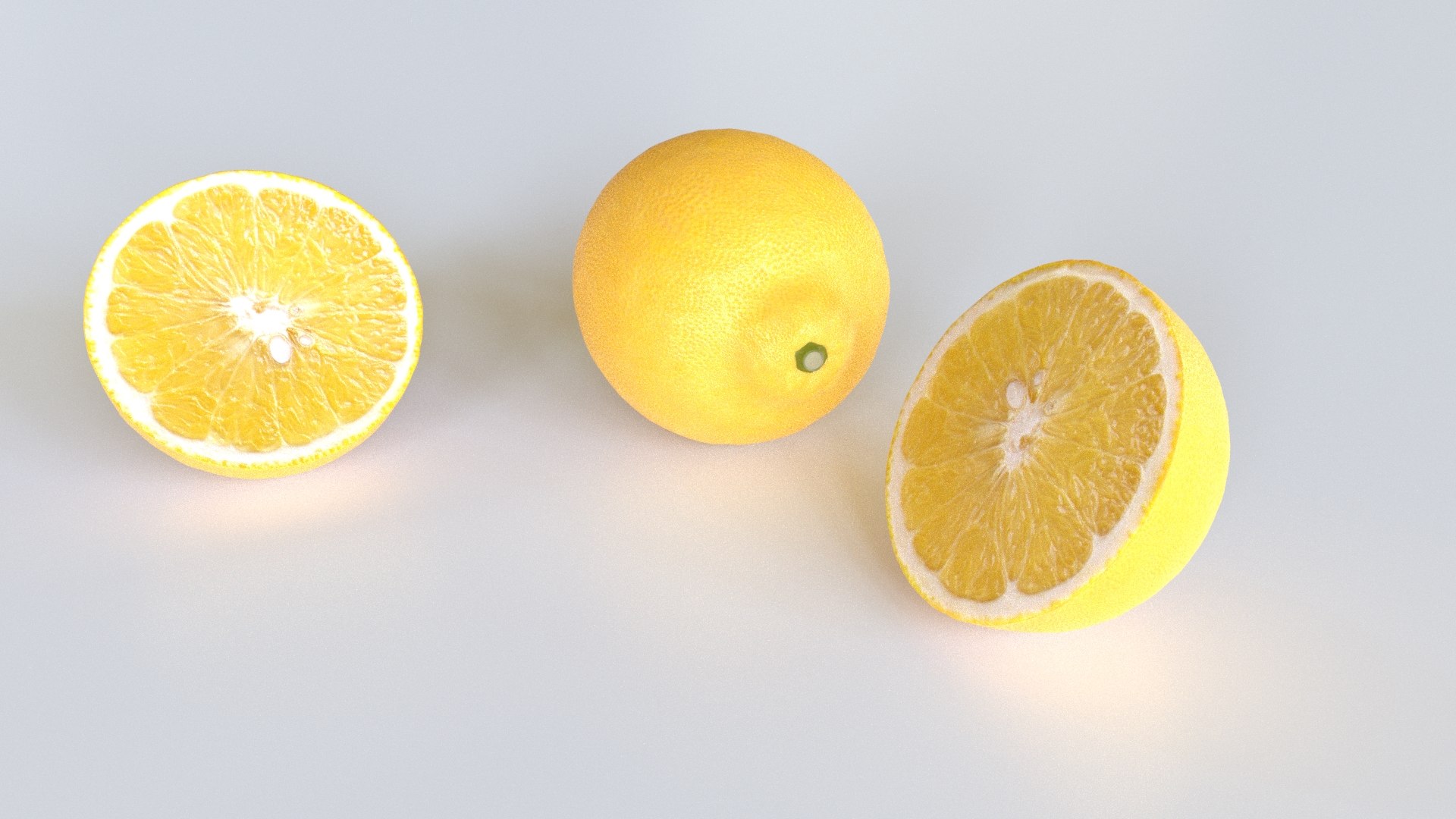 3D Realistic Lemon Model - TurboSquid 1442177