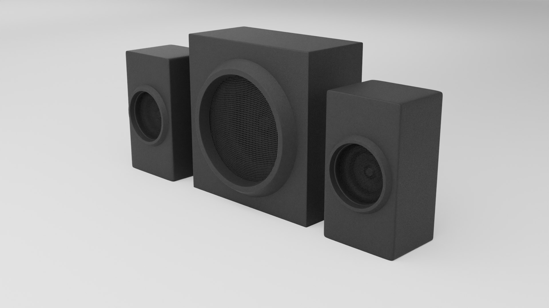 3D Generic Subwoofer Speaker - TurboSquid 2233153