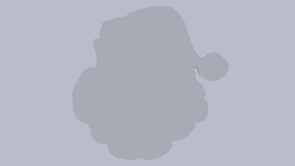 3D model santa claus face decorative - TurboSquid 1471853