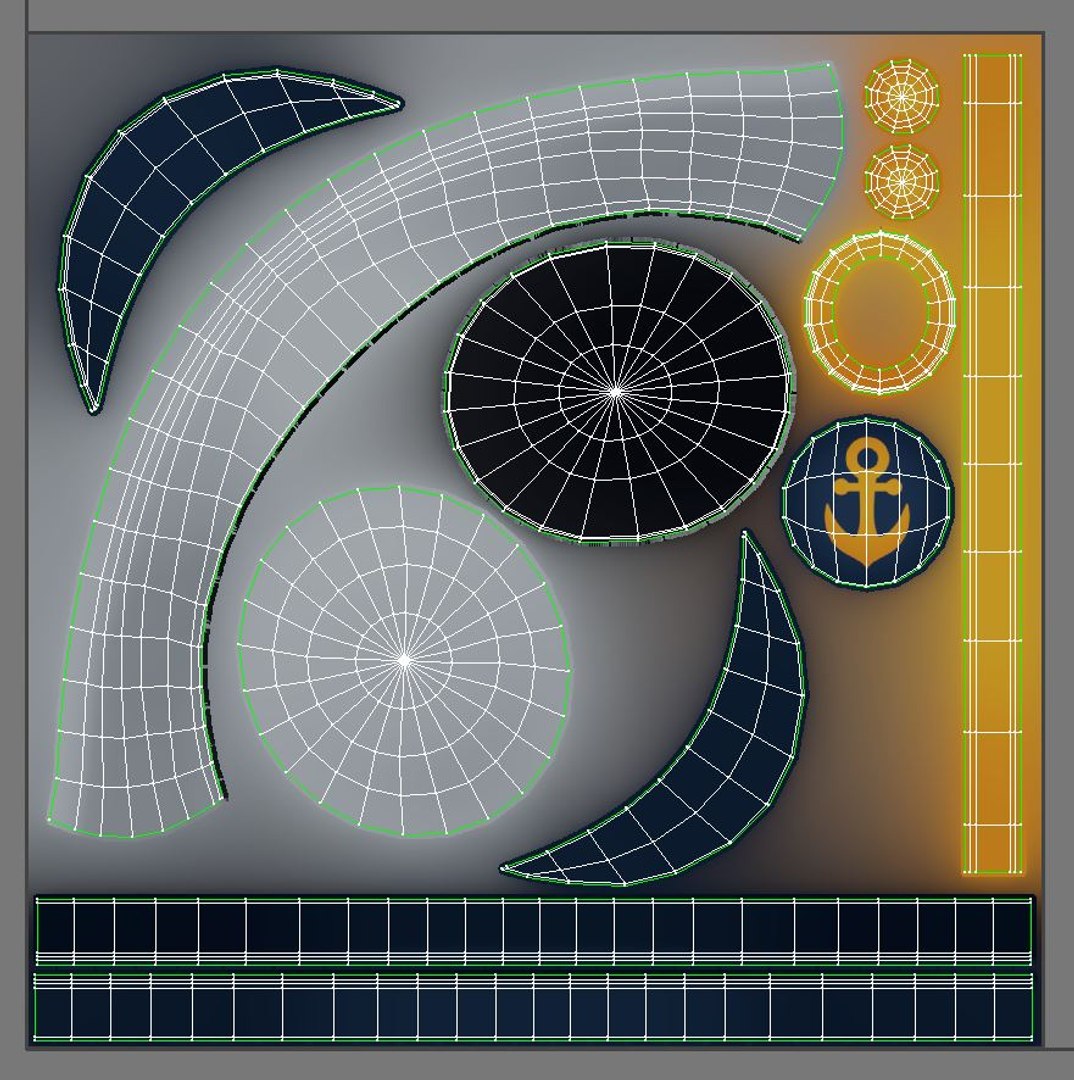 3D Navy Captain Hat Model - TurboSquid 1397460