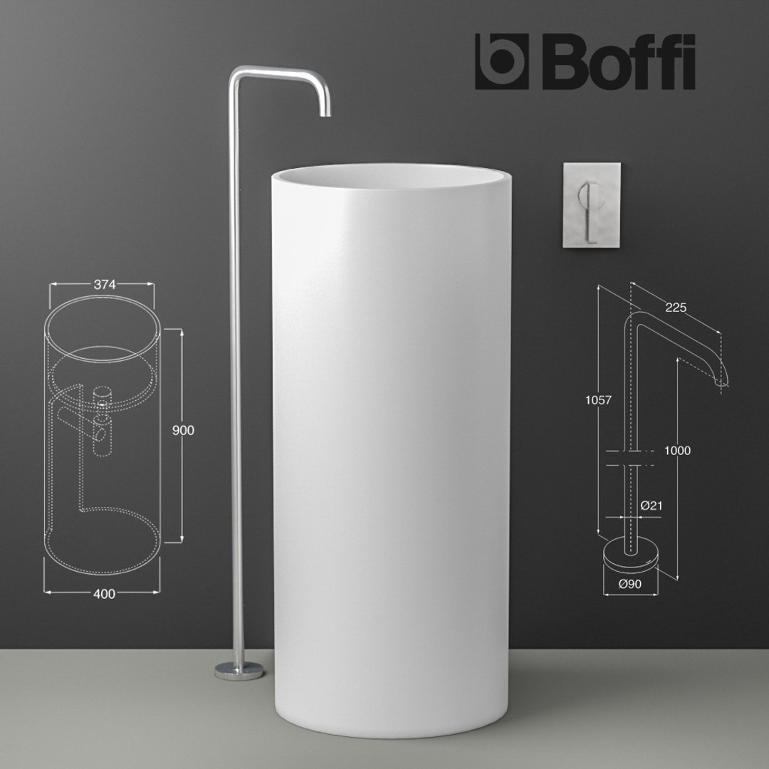 3D Sink Boffi Phc Eclipse Model - TurboSquid 1266188