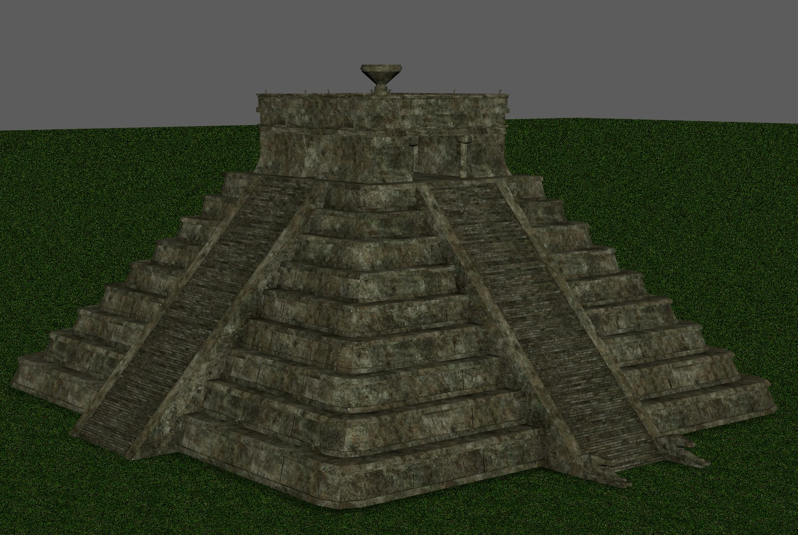 3D Pyramid Ruins - TurboSquid 1685187