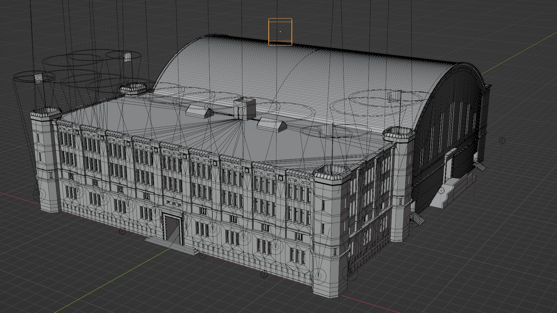 3D San Francisco Armory - TurboSquid 1976080