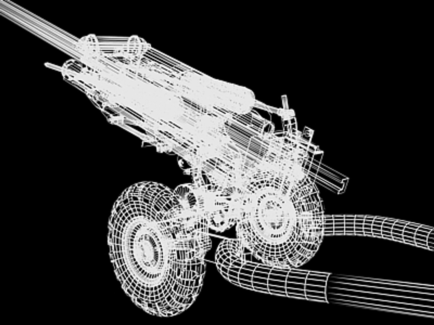 Howitzer M119 3d Model