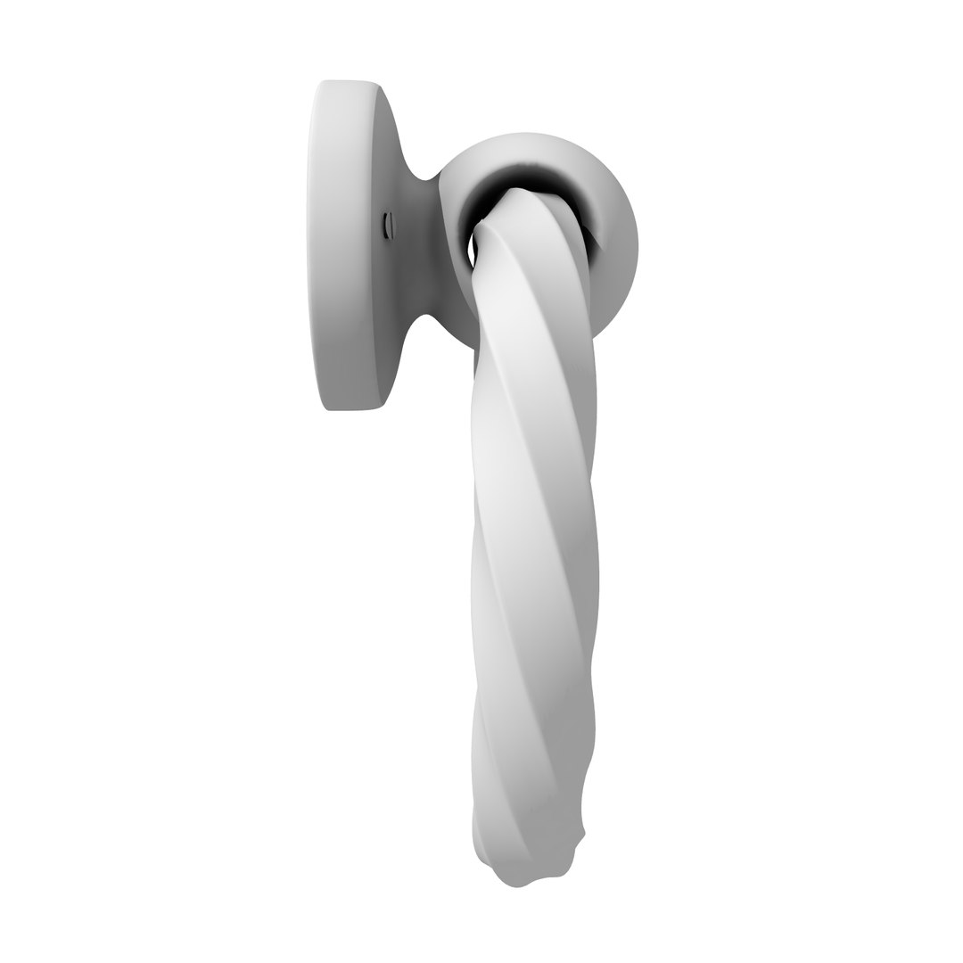 3D Model Twisted Door Knocker - TurboSquid 1503361