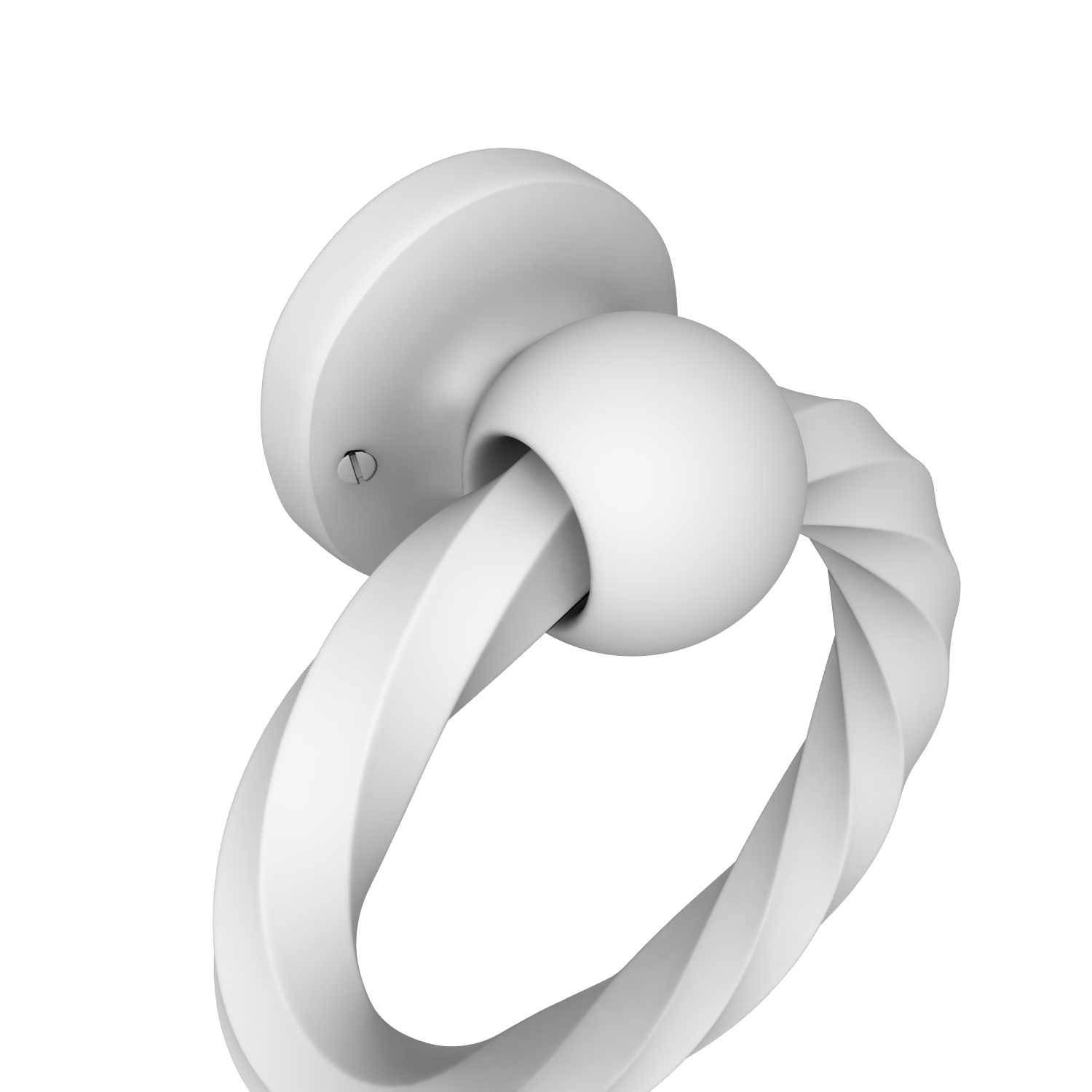 modelo 3d Tirador de puerta torcida - TurboSquid 1503361