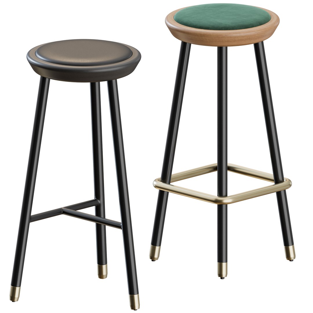 Drop Bar Stool By Topos Workshop Model - TurboSquid 2253189