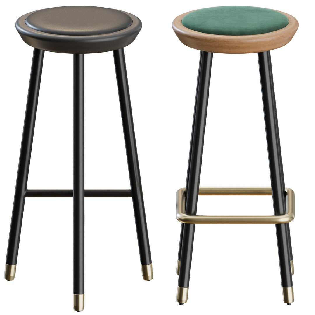 Drop Bar Stool By Topos Workshop Model - TurboSquid 2253189