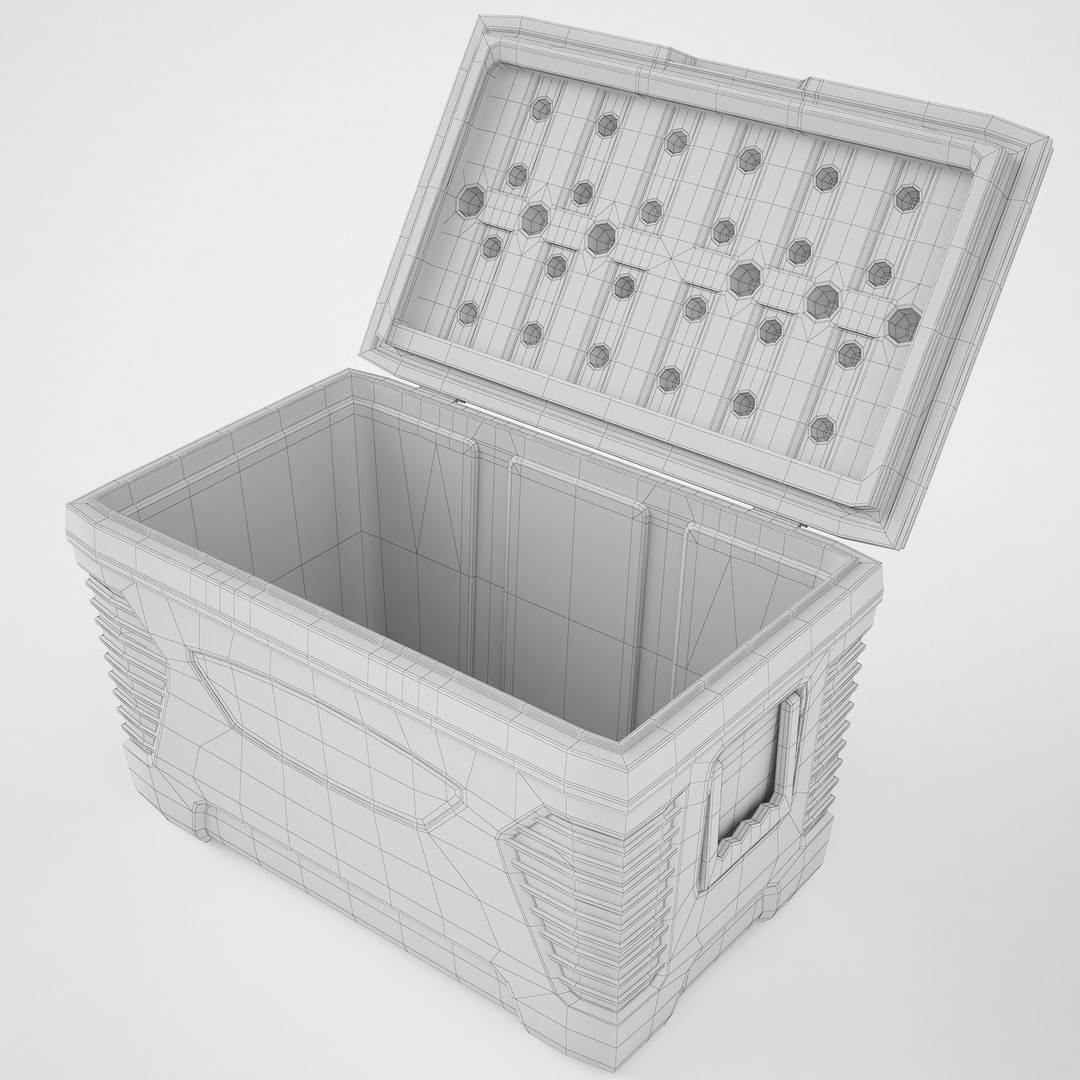 3D Model Ice Cooler Box 03 - TurboSquid 2218495