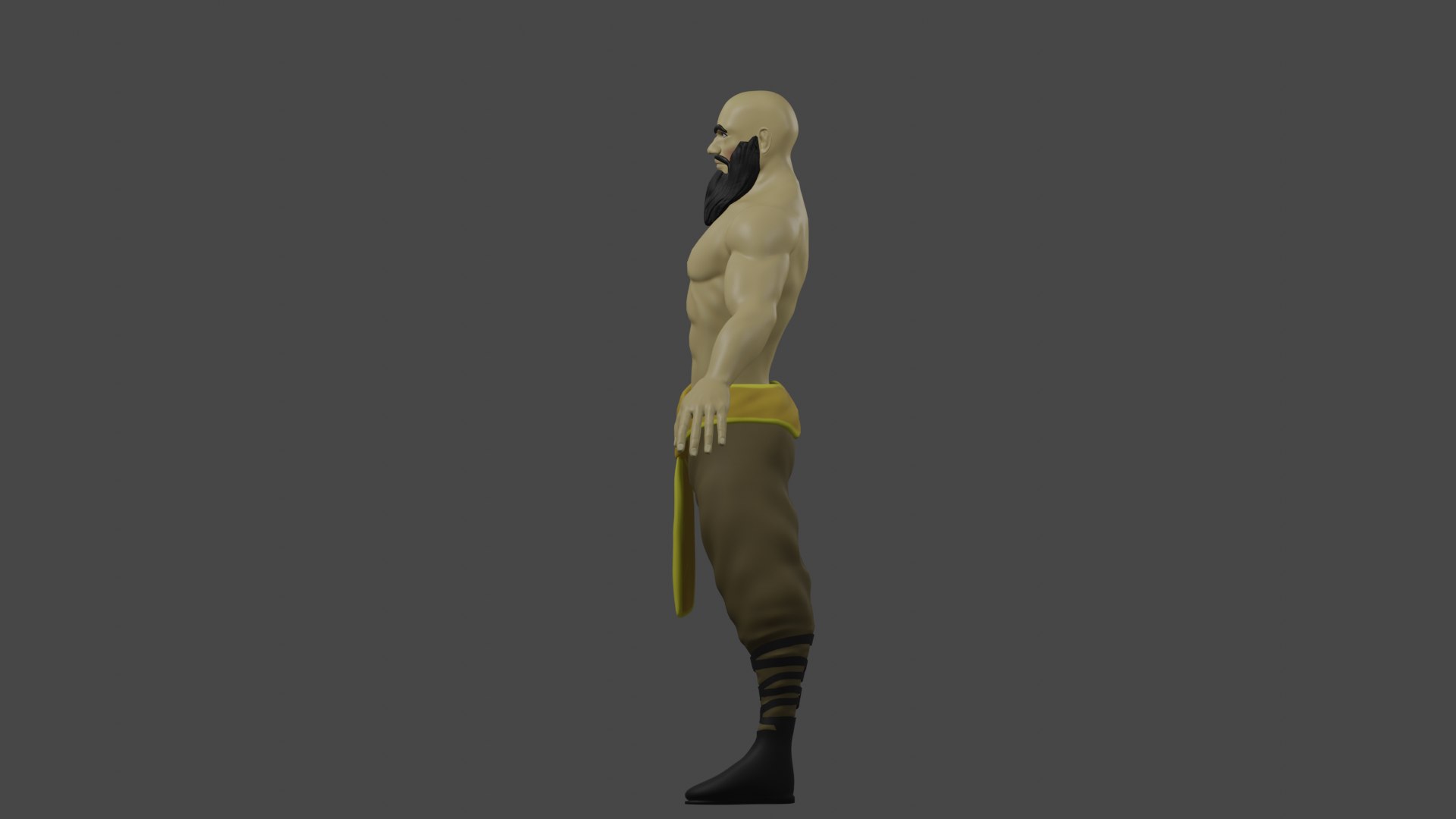 Fighting Monk 3D Model - TurboSquid 1975897