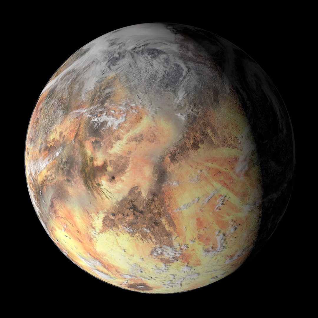 Fictional Alien Desert Planet 3D - TurboSquid 1543384