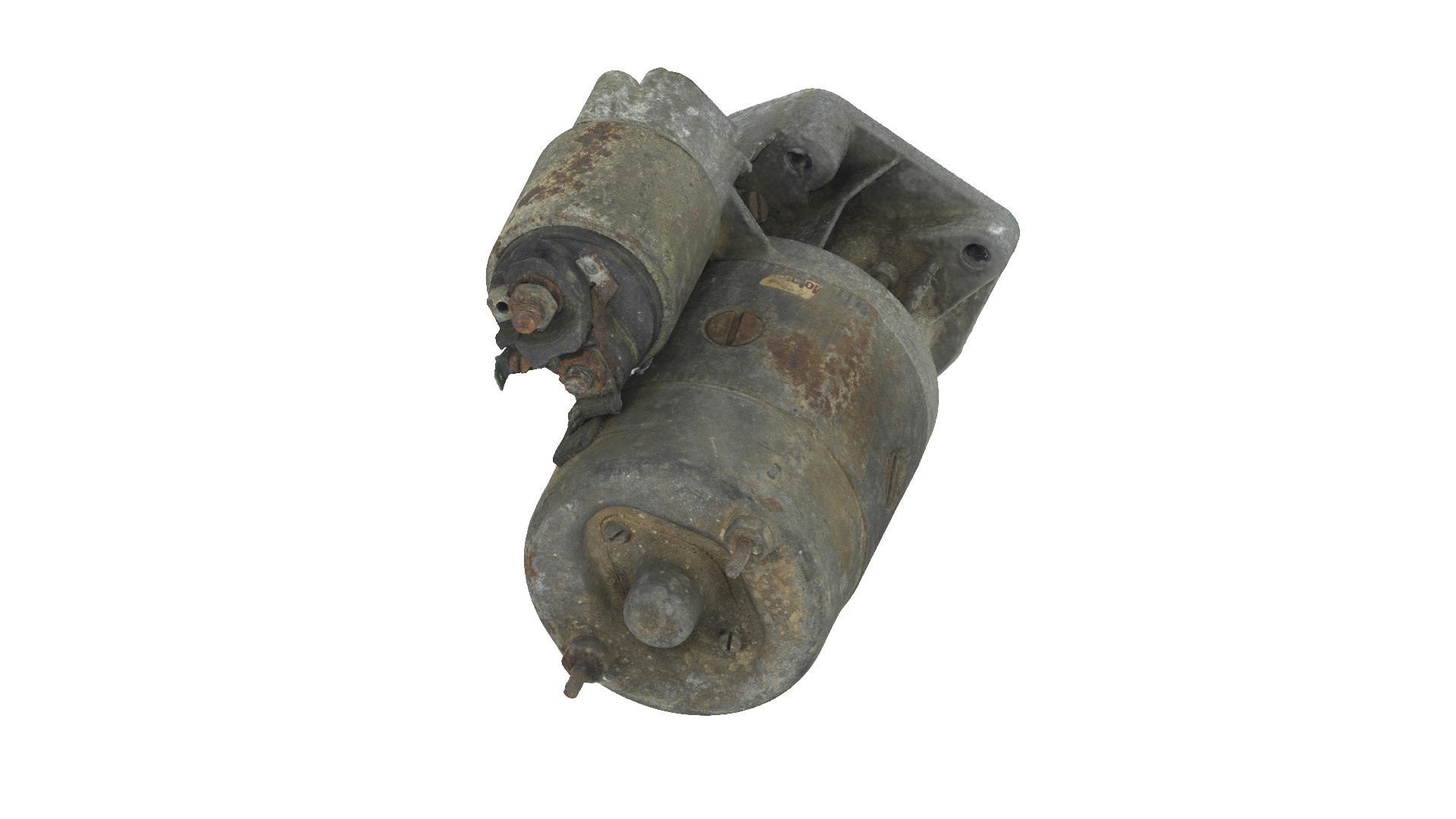 3D Rusty Starter Motor Raw Scanned Model - TurboSquid 1781544