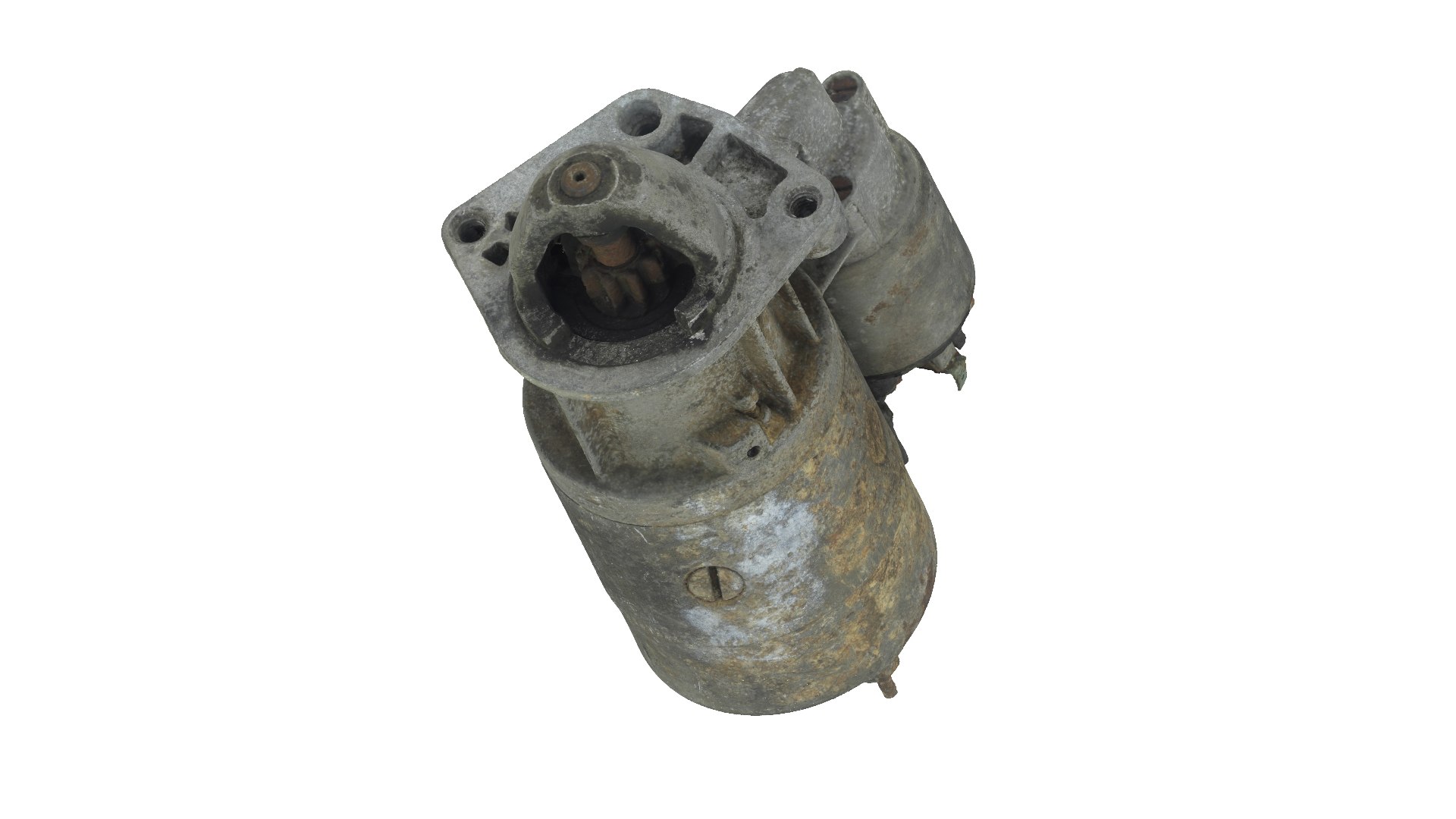 3D Rusty Starter Motor Raw Scanned Model - TurboSquid 1781544