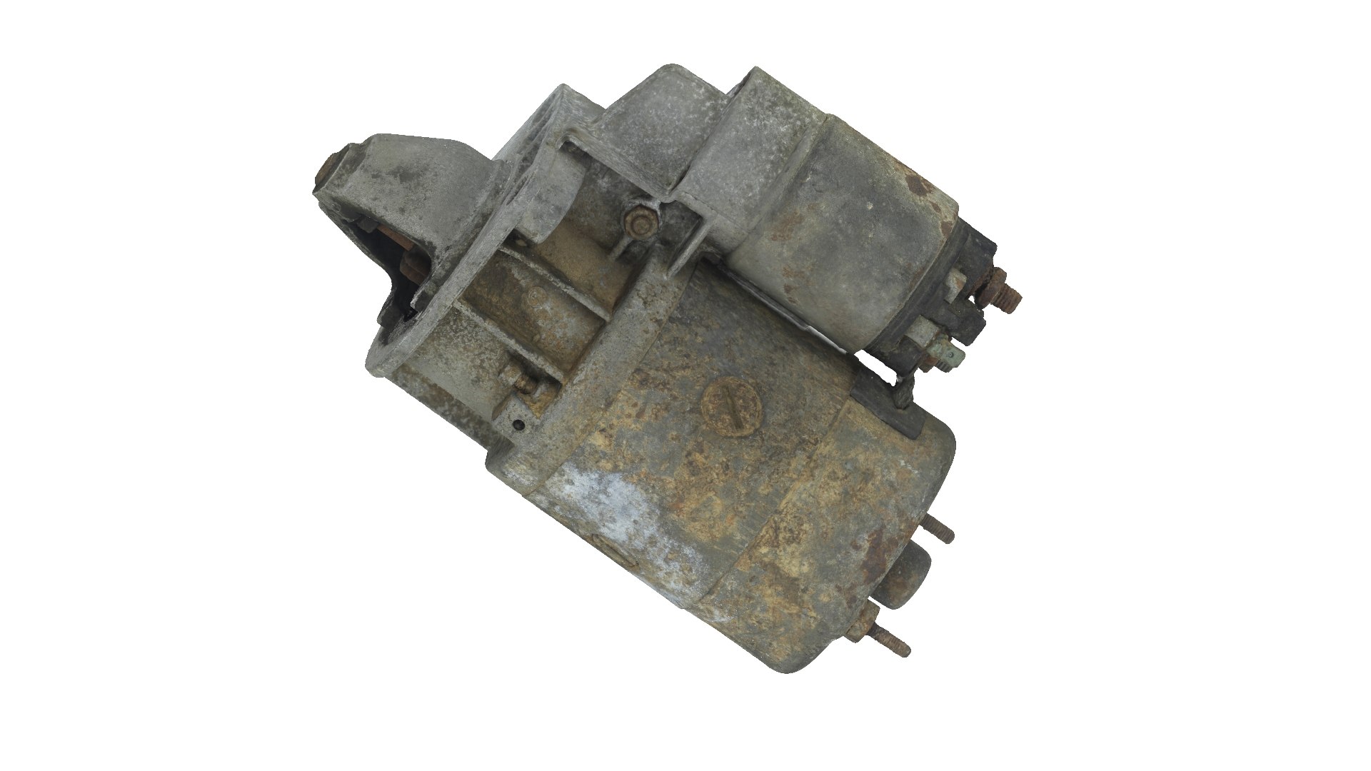 3D Rusty Starter Motor Raw Scanned Model - TurboSquid 1781544