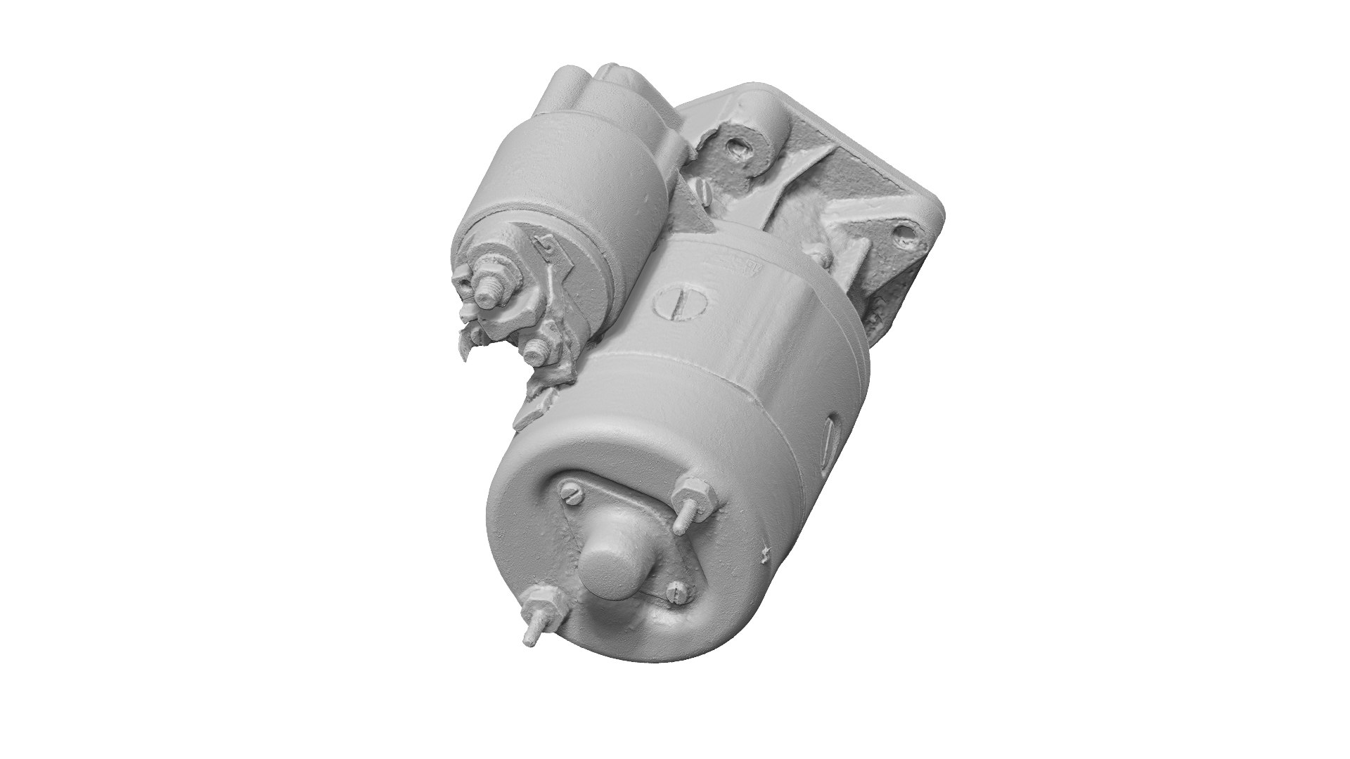 3D Rusty Starter Motor Raw Scanned Model - TurboSquid 1781544